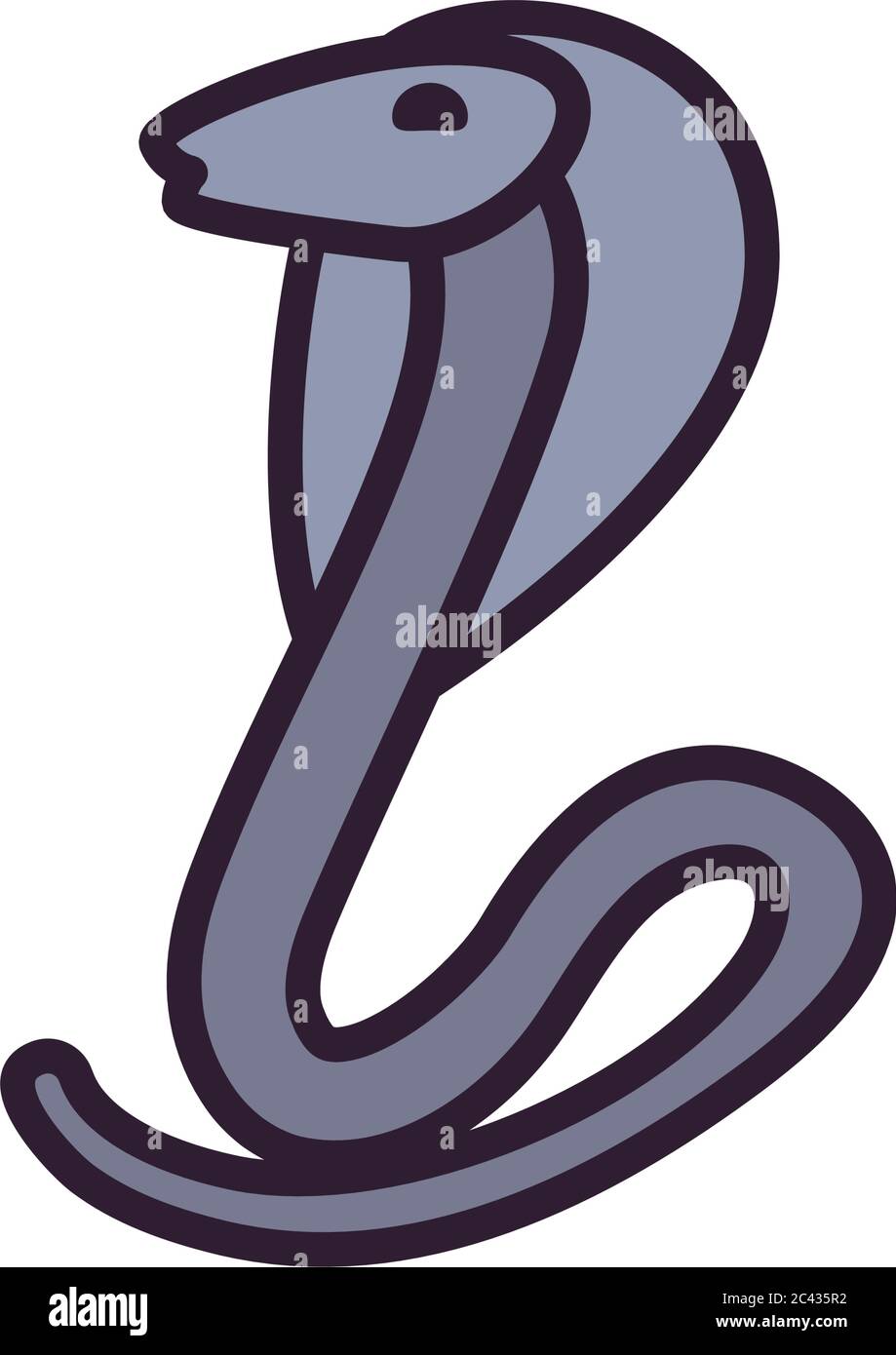 Indian kobra snake fill style icon design, Culture travel india country ...