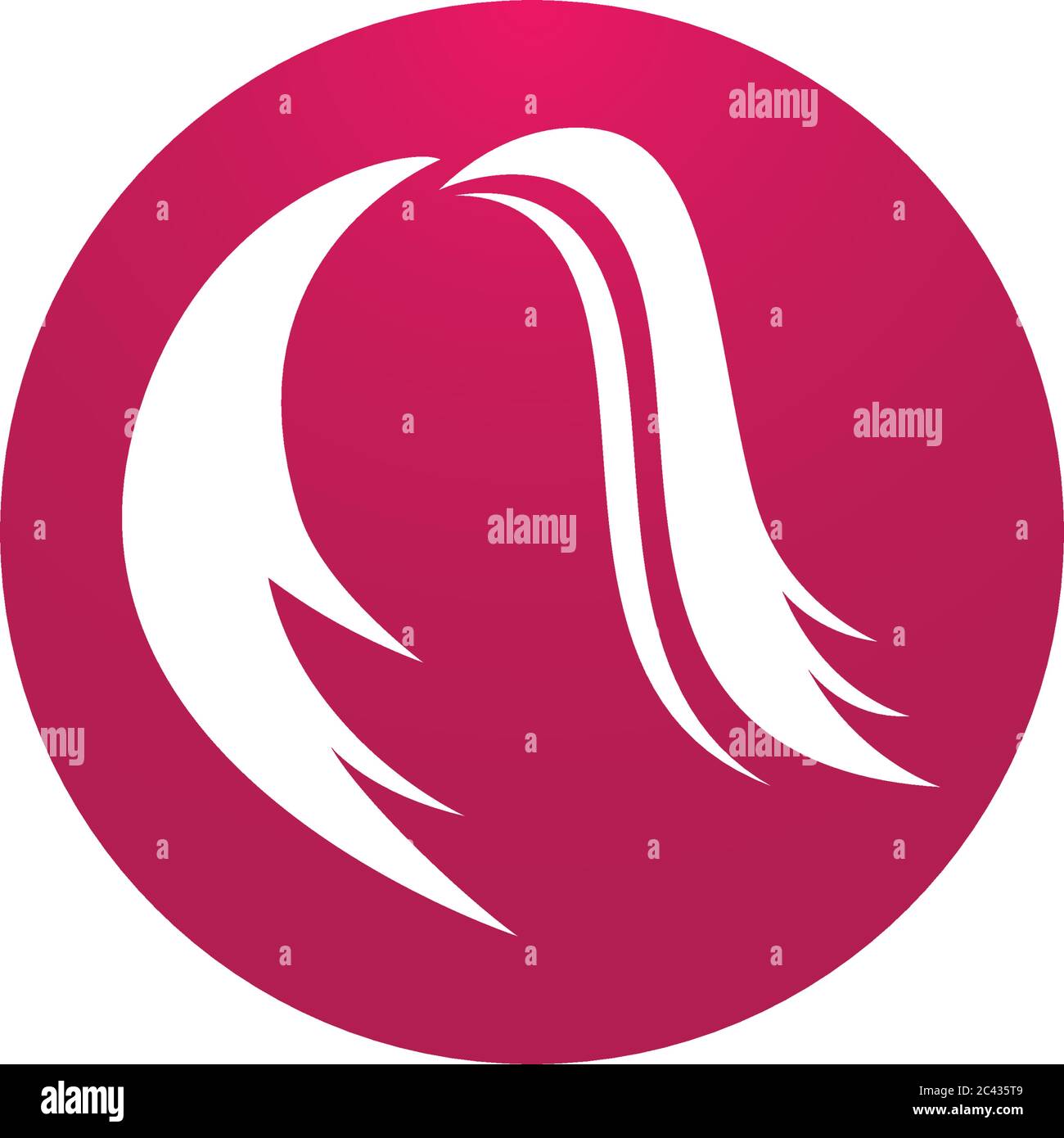 Hair logo template vector icon illustration design Stock Vector Image ...