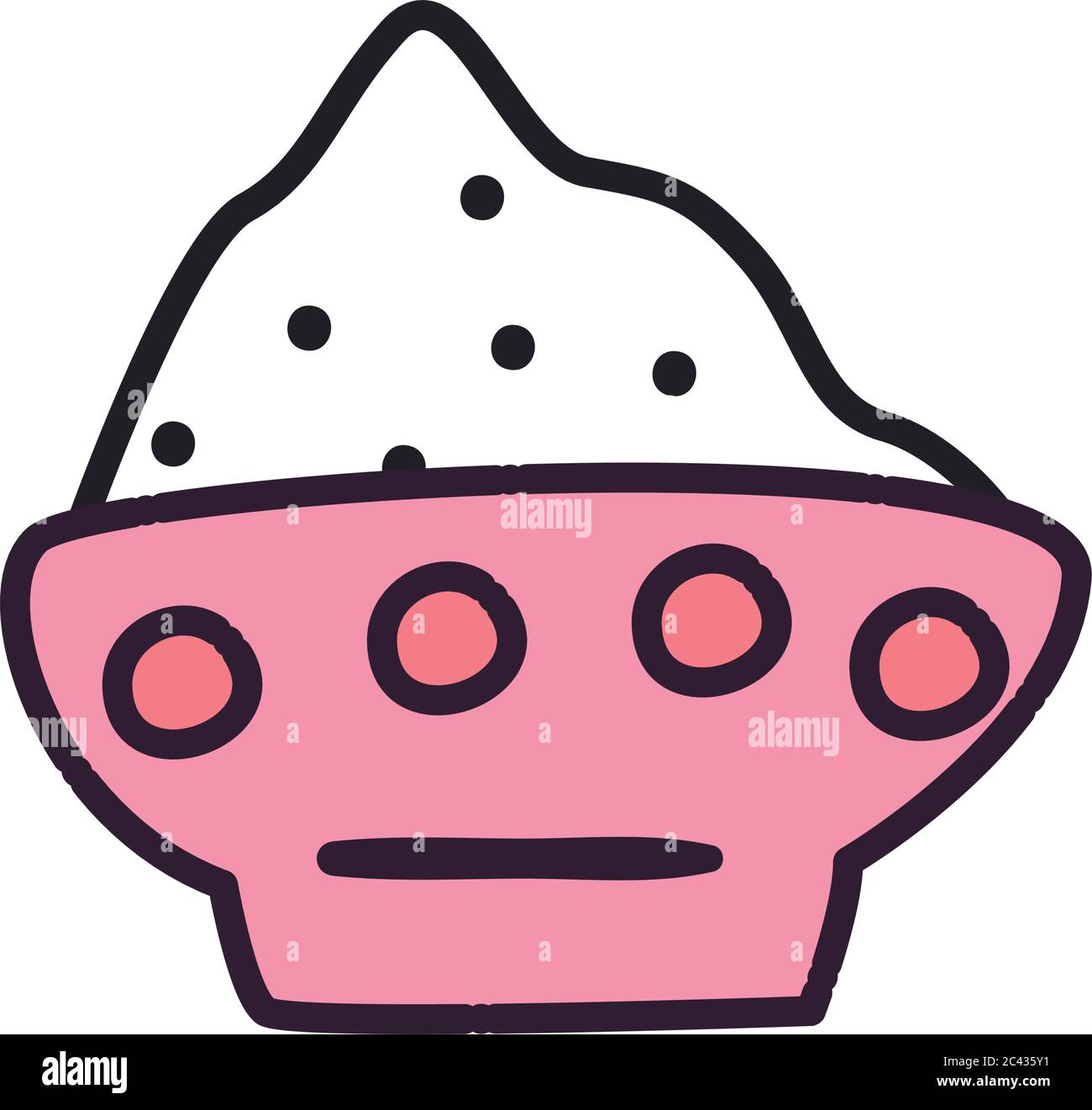 Rice bowl of india Stock Vector Images - Alamy