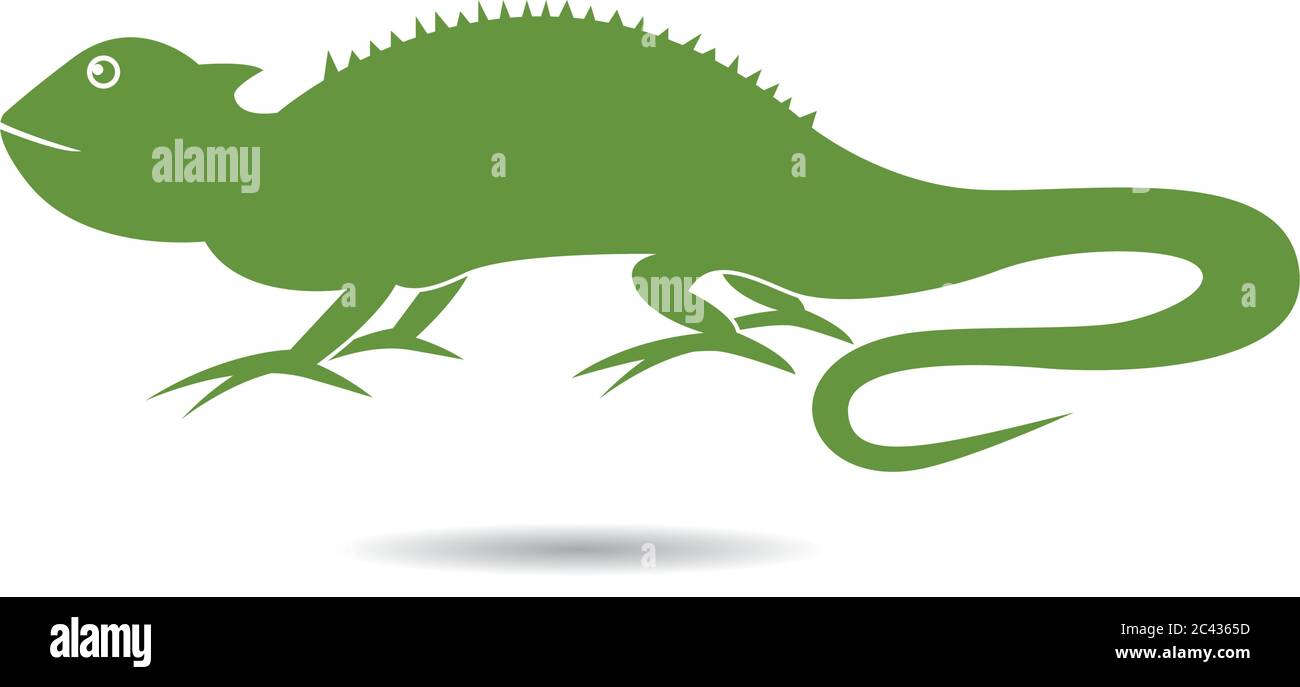 Lizard vector illustration logo template Stock Vector Image & Art - Alamy