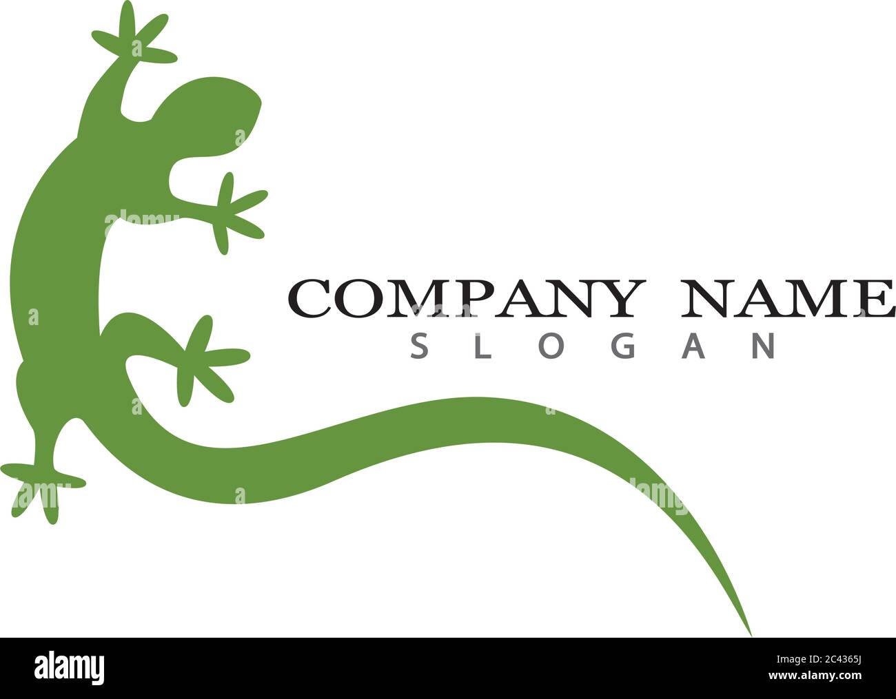Lizard vector illustration logo template Stock Vector Image & Art - Alamy