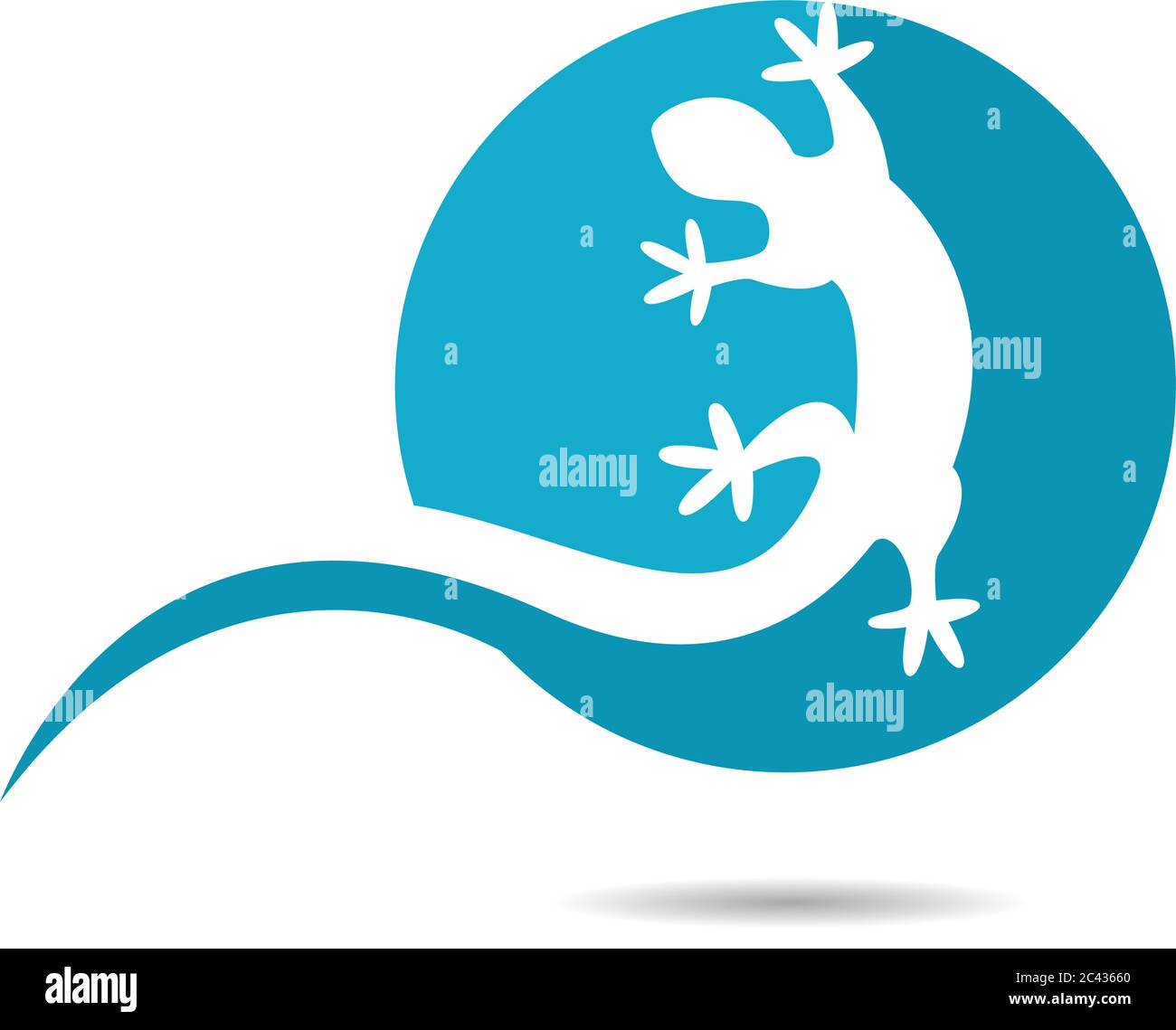 Lizard vector illustration logo template Stock Vector Image & Art - Alamy