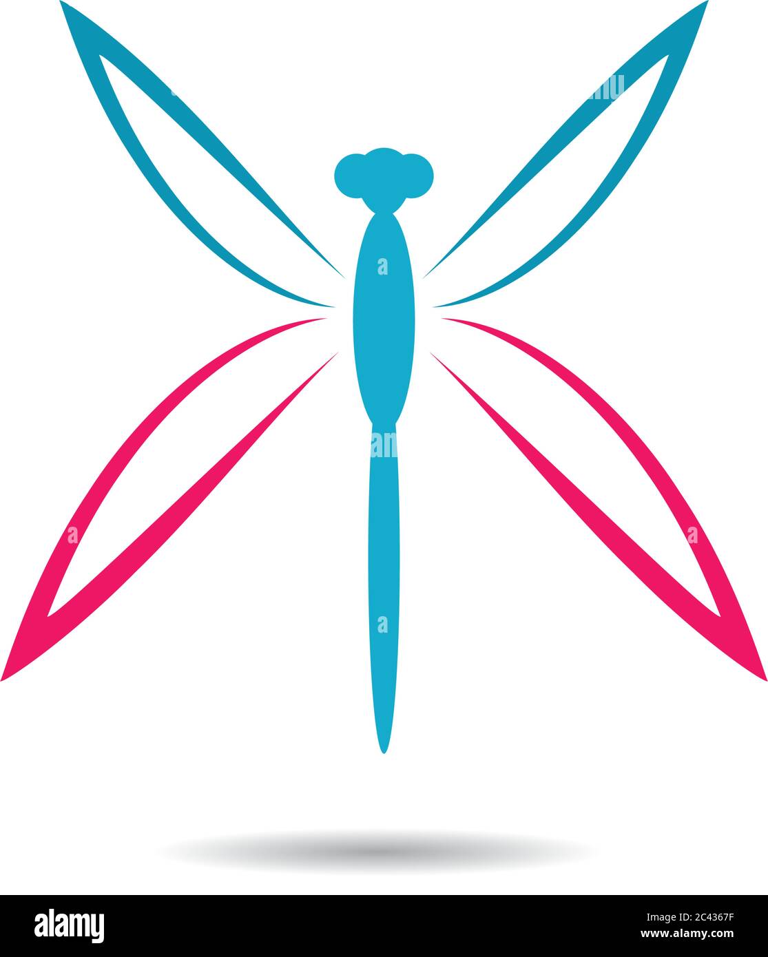 Detailed dragonfly wings Stock Vector Images - Alamy