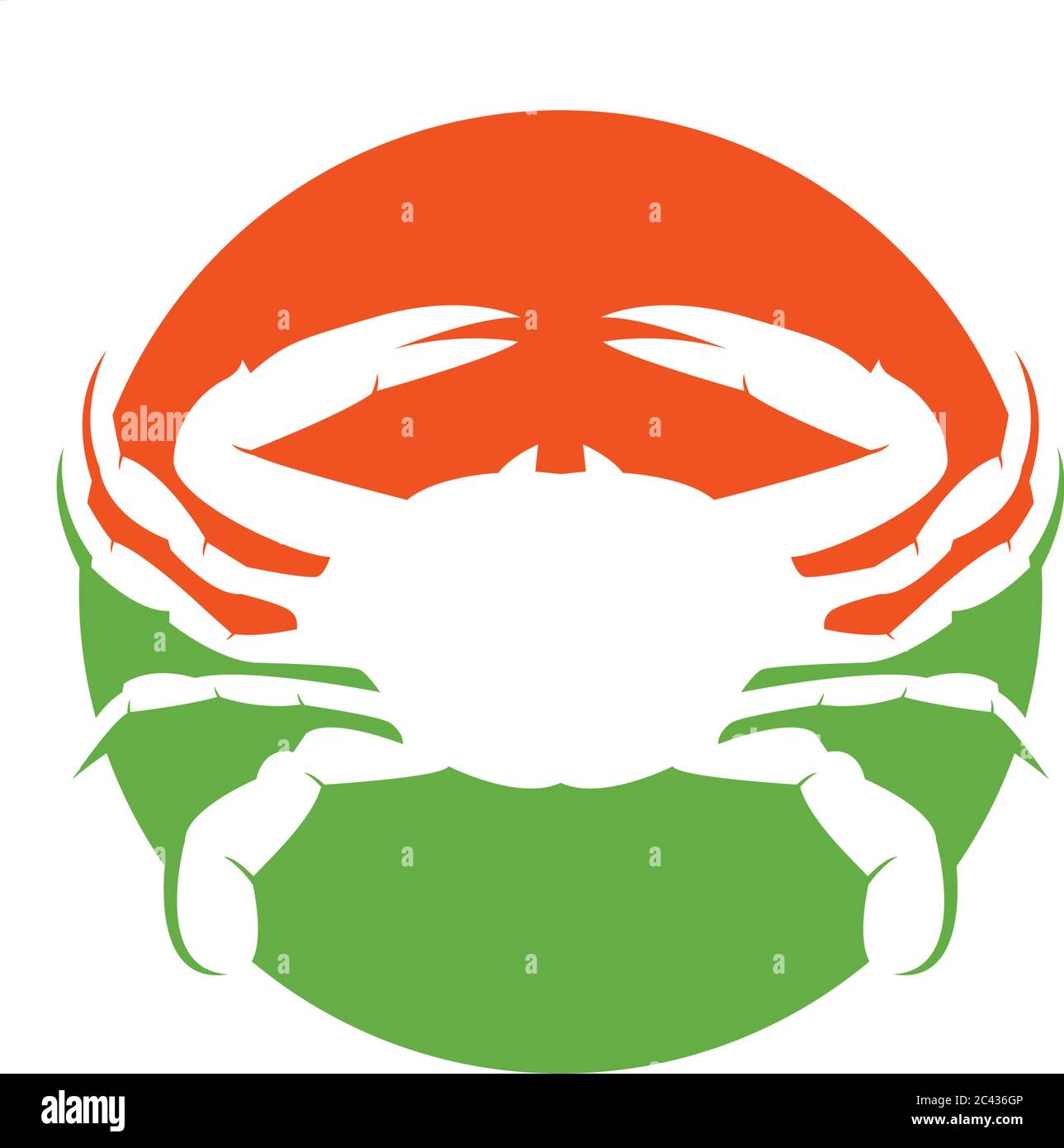 Crab logo template vector icon illustration design Stock Vector Image ...