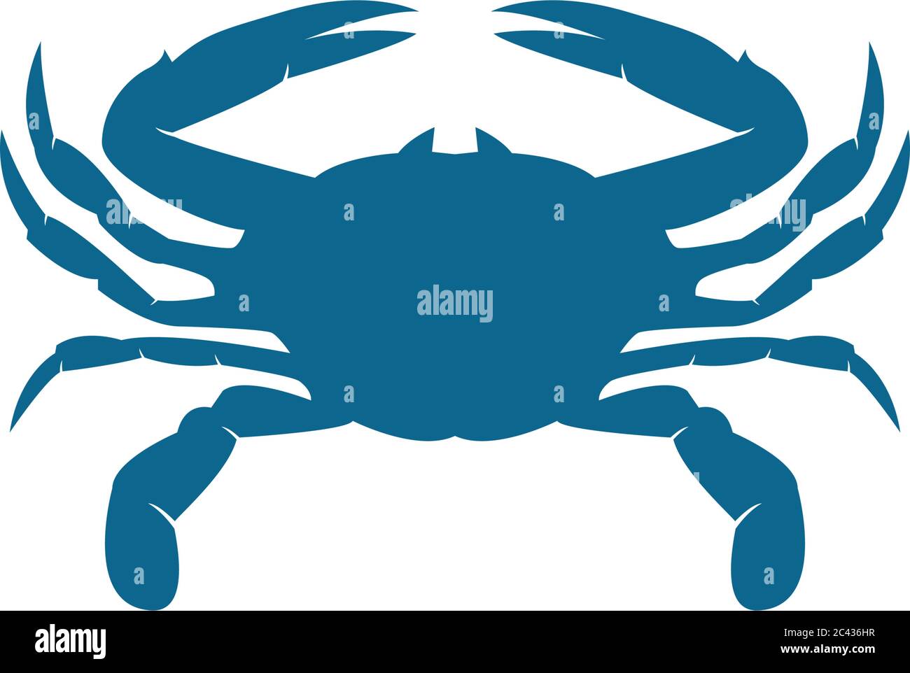 Crab logo template vector icon illustration design Stock Vector Image ...