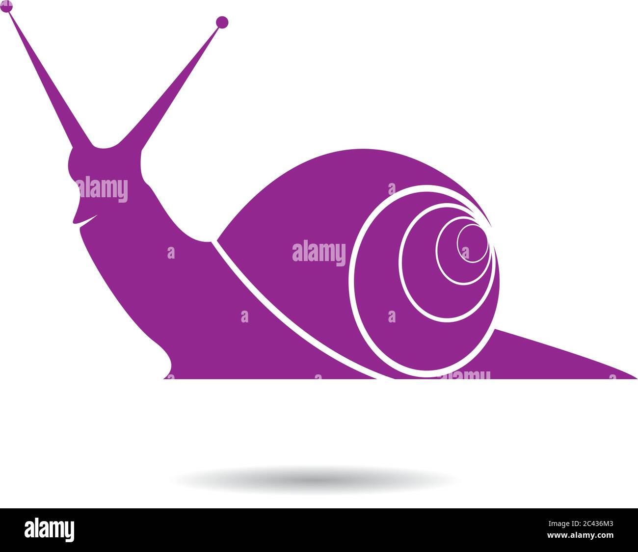 Logo escargot hi-res stock photography and images - Alamy