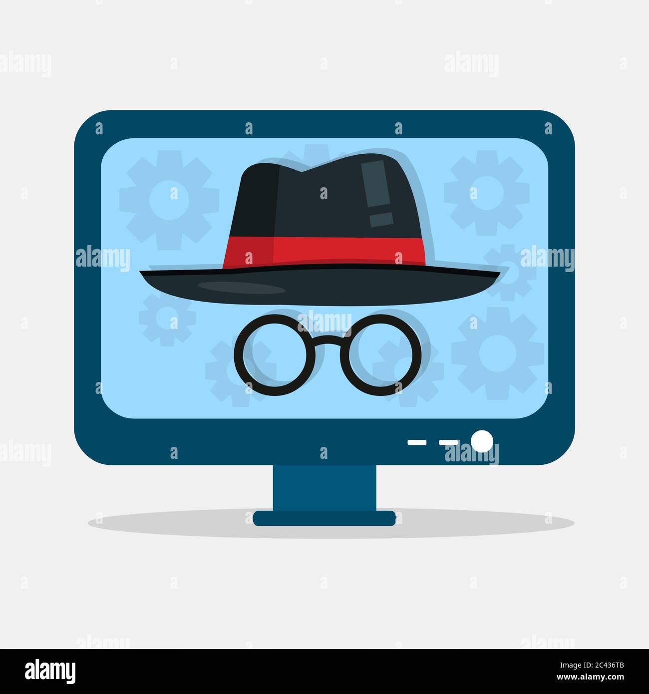 Security black hat Stock Vector Images - Alamy