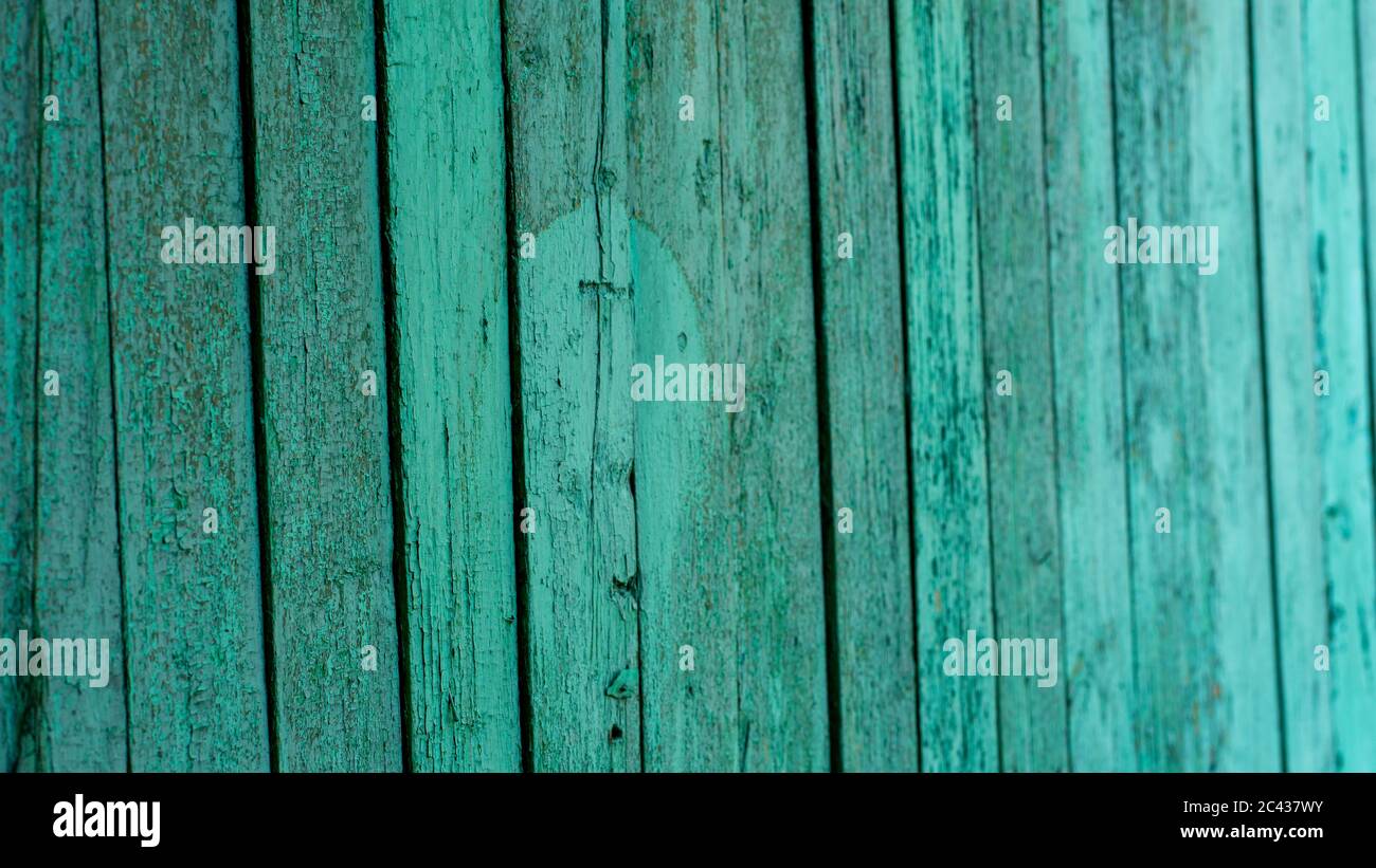 Background of green flaky wood. Backdrop of green colored wooden panels ...