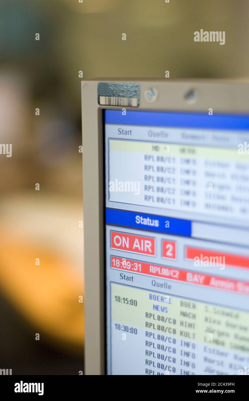 Computer with data technology organization Stock Photo - Alamy