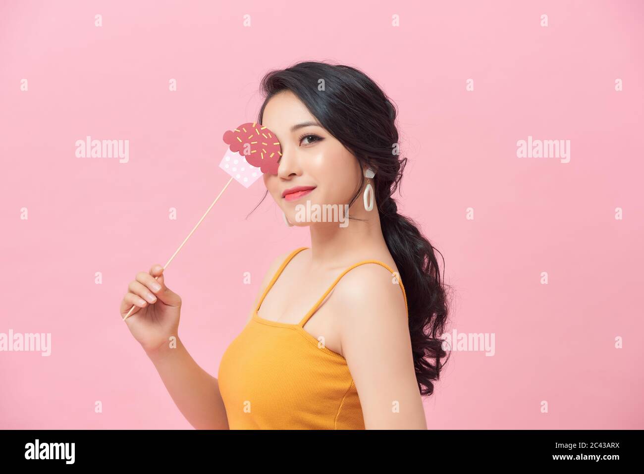 Pink fantasy korean hi-res stock photography and images - Alamy