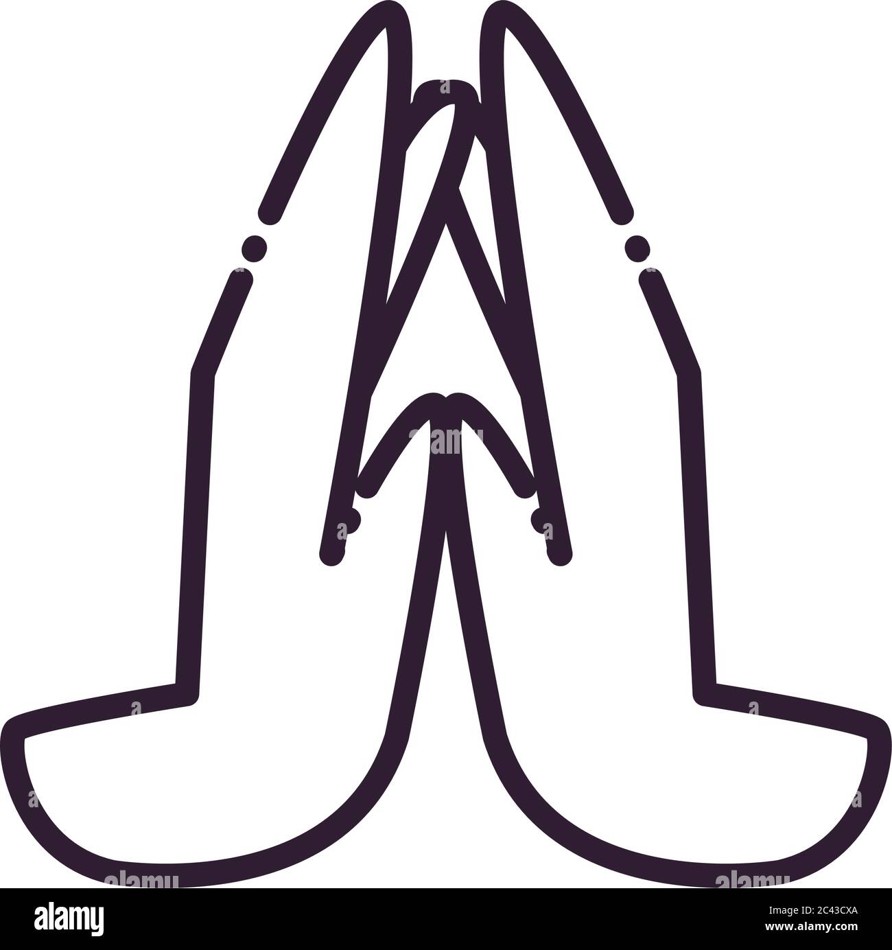 Indian namaste hands line style icon design, Culture travel india ... Indian namaste hands line style icon design, Culture travel india ...