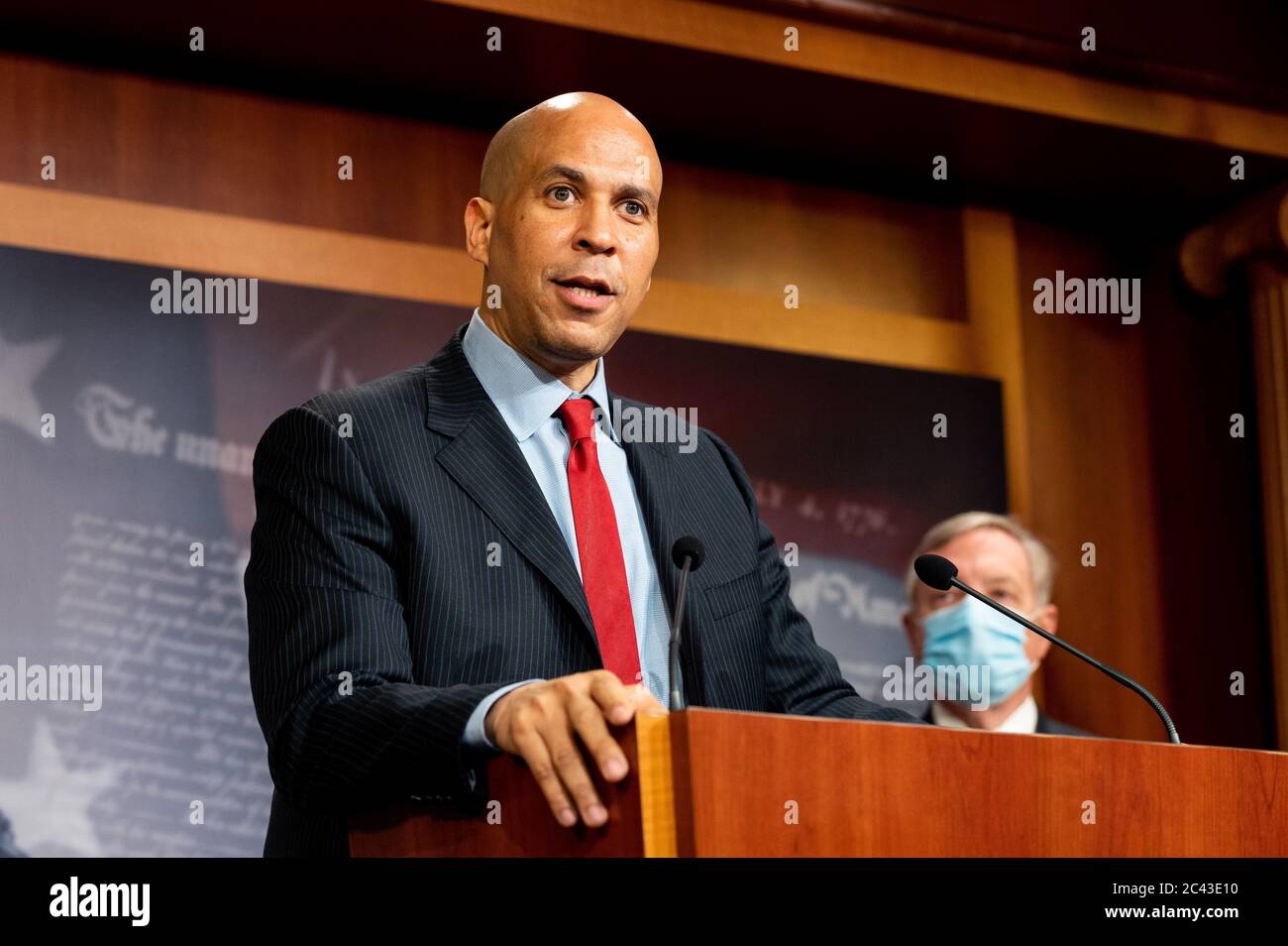 Washington, United States. 23rd June, 2020. Senator Cory Booker (D-NJ ...