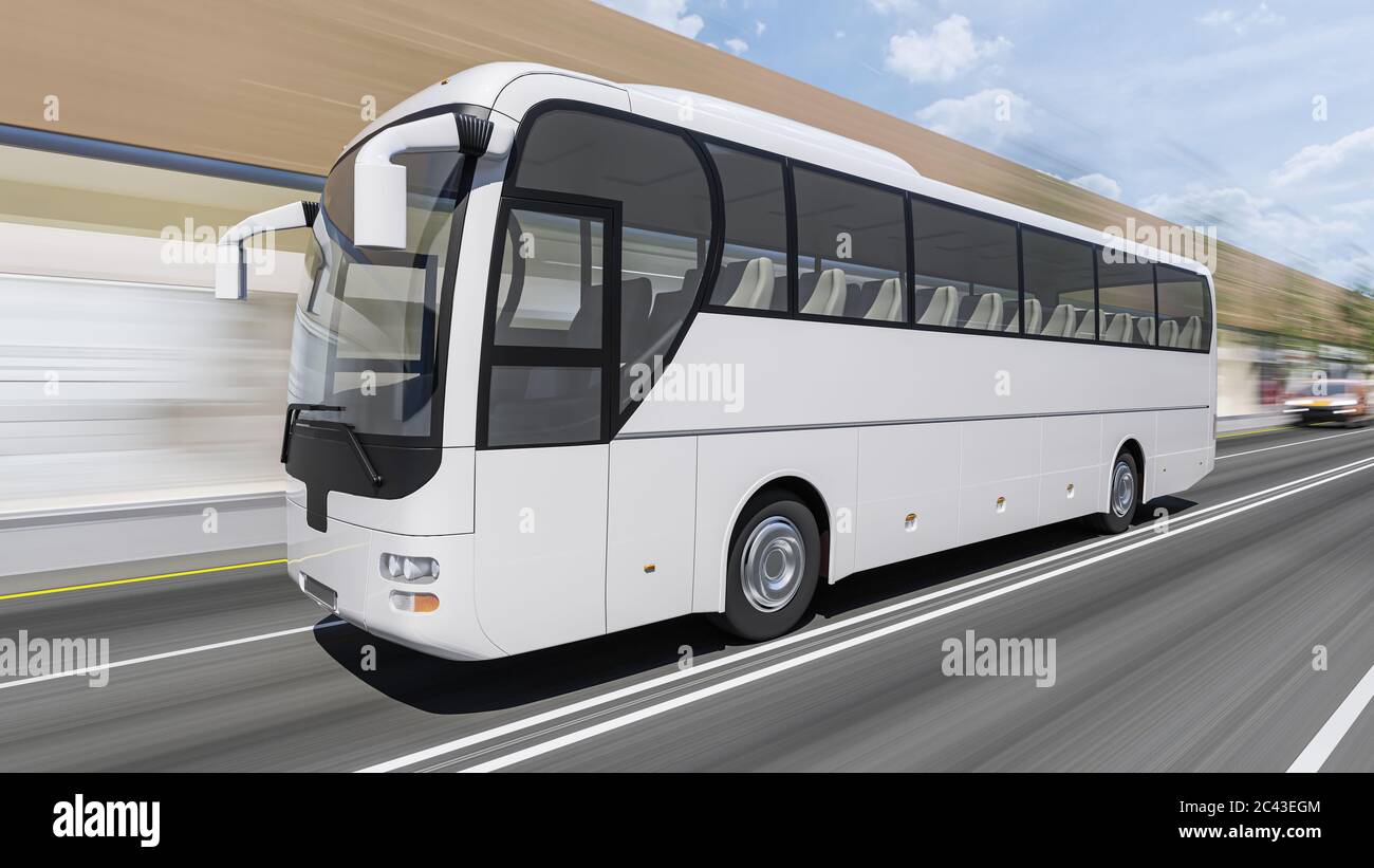 Coach bus white hi-res stock photography and images - Alamy