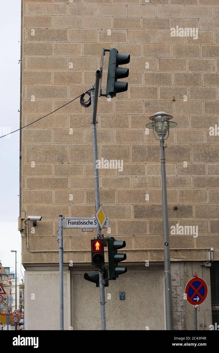 Street intersection, Berlin, Germany Stock Photo - Alamy