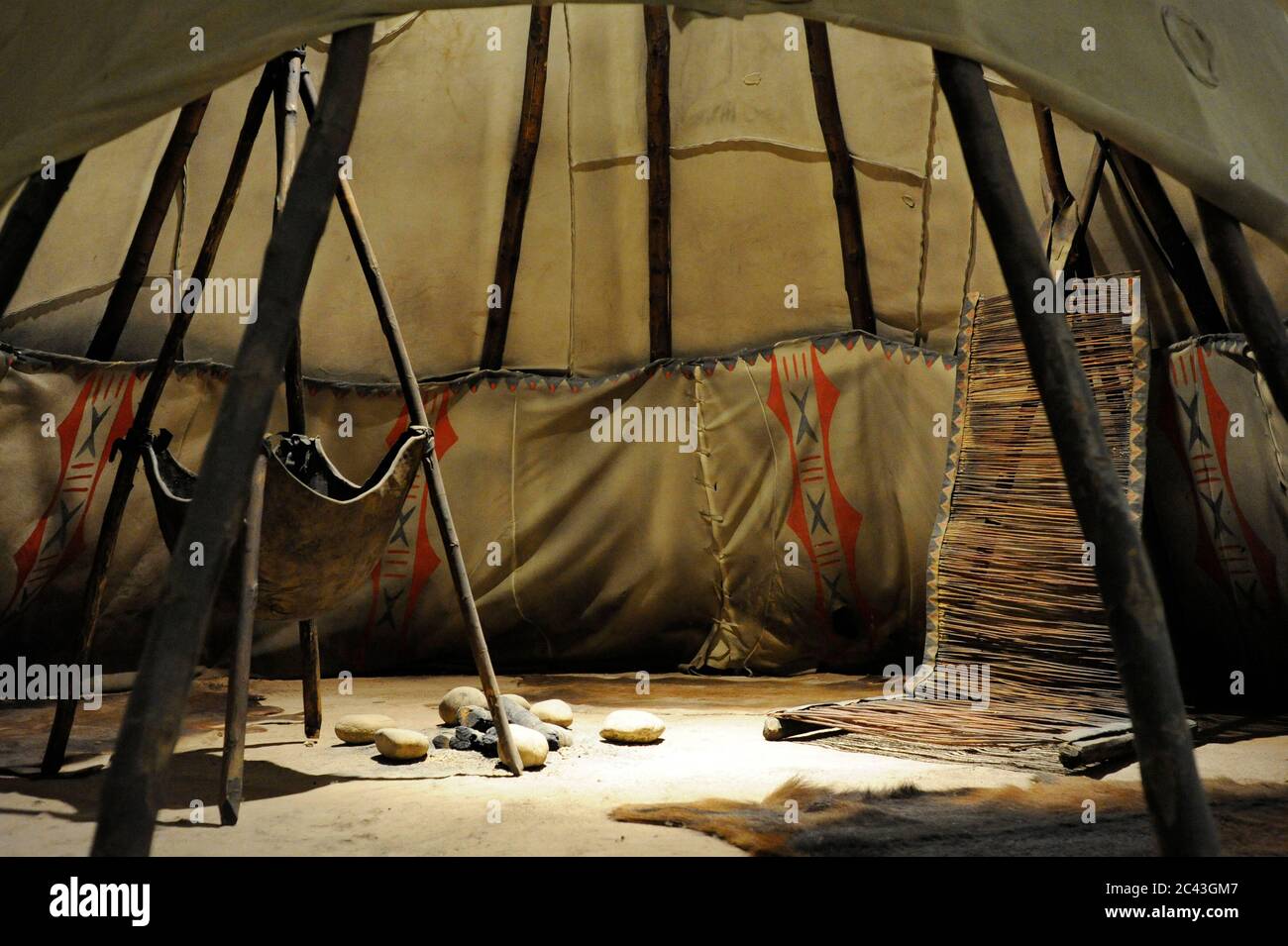 Sioux indians tepee hi-res stock photography and images - Alamy