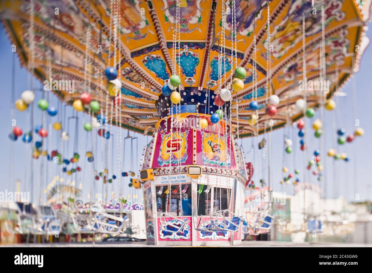 Chain carousel, Munich, Bavaria, Germany Stock Photo - Alamy