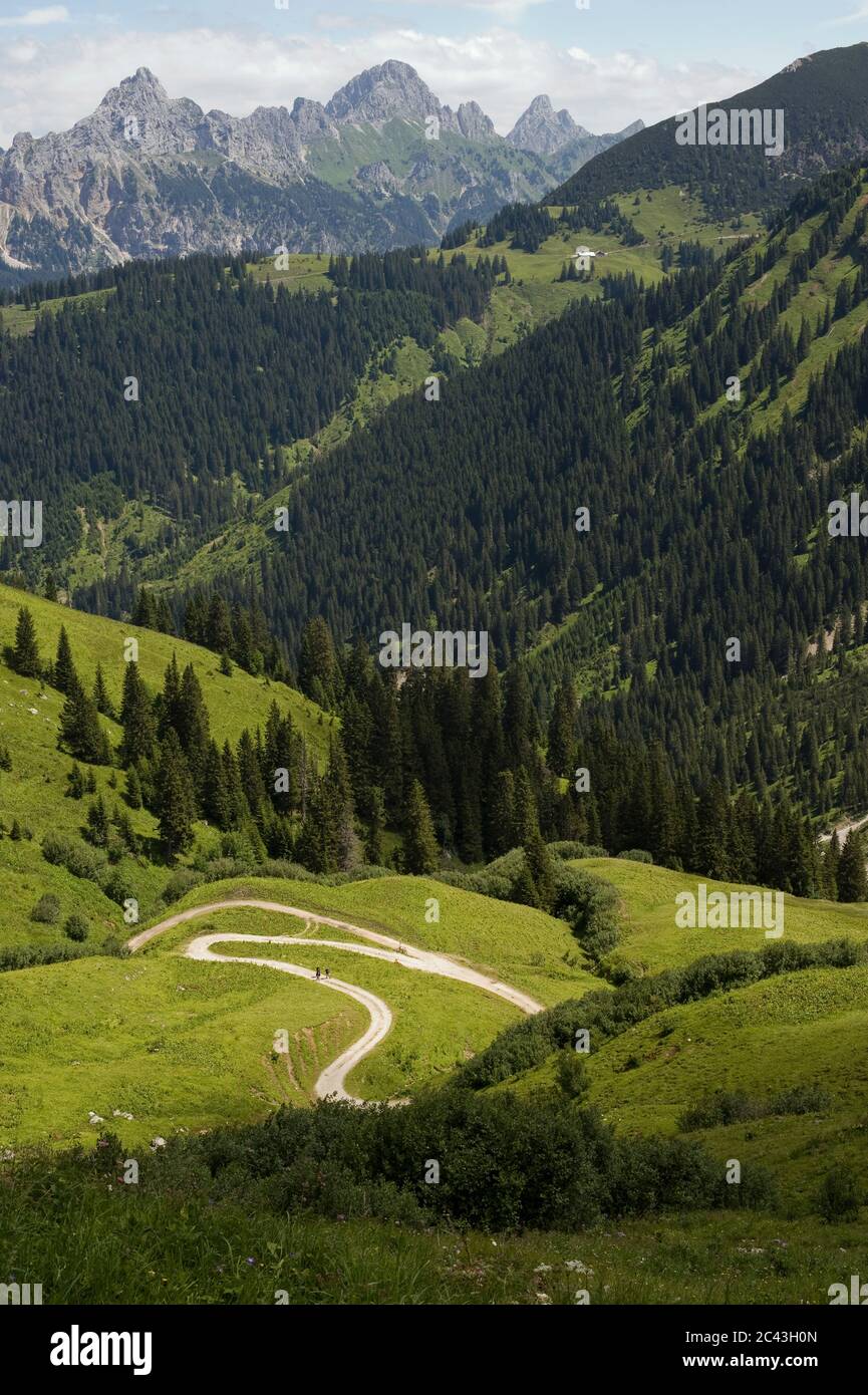 Alpine landscape in Germany Stock Photo - Alamy