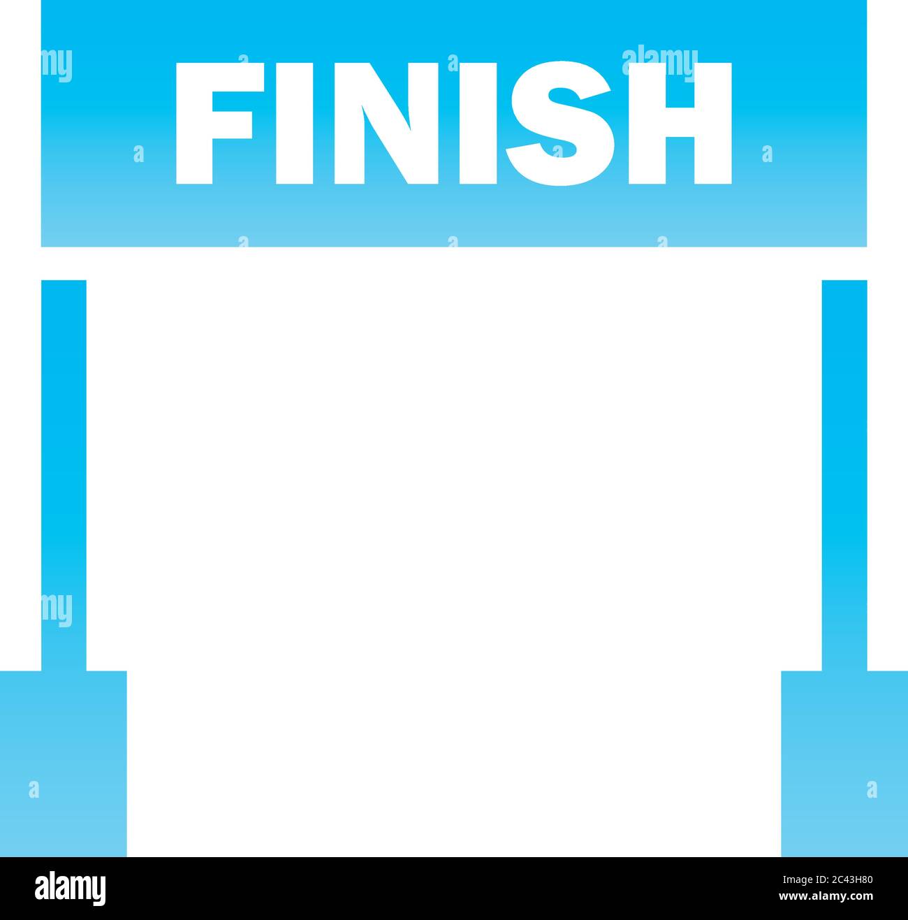 finish banner flag gradient style icon design, Speed race competition ...