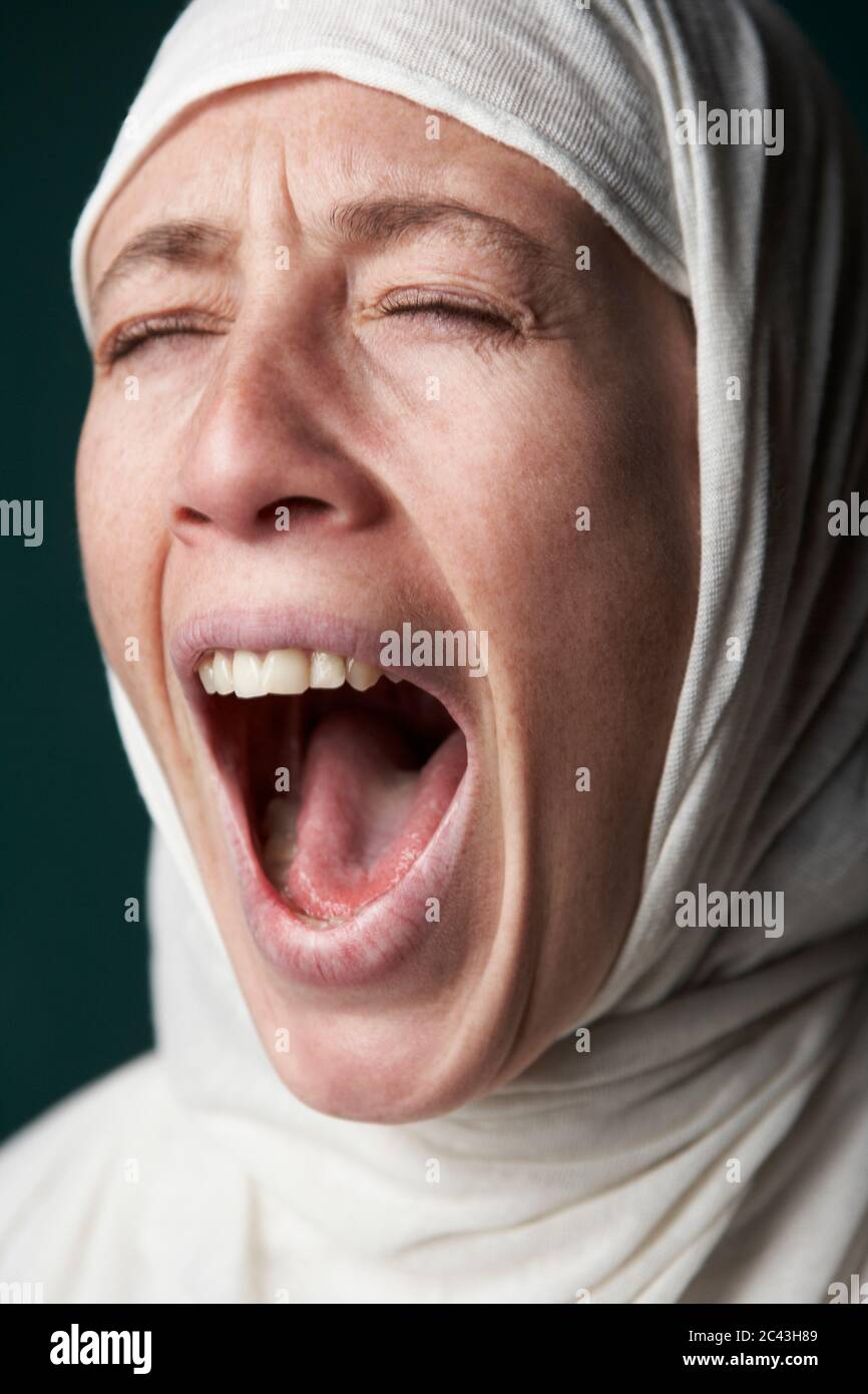 Bad tempered woman hi-res stock photography and images - Alamy
