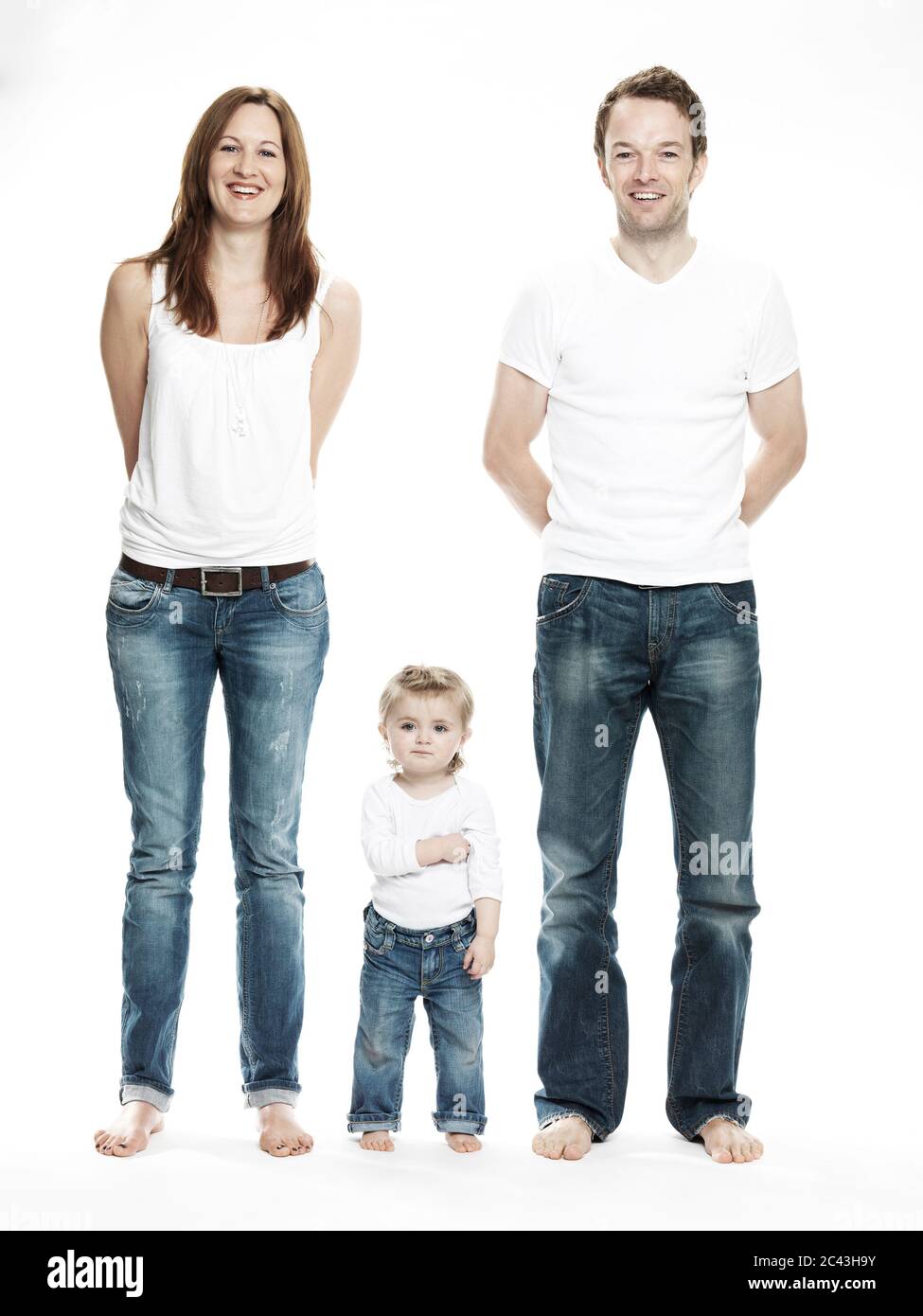 Happy family with a child, Munich, Bavaria, Germany Stock Photo - Alamy