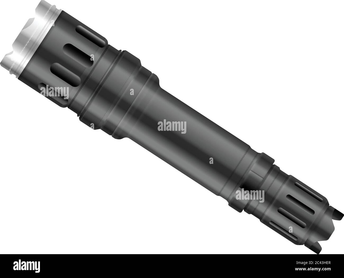 Flashlight vector vectors Cut Out Stock Images & Pictures - Alamy