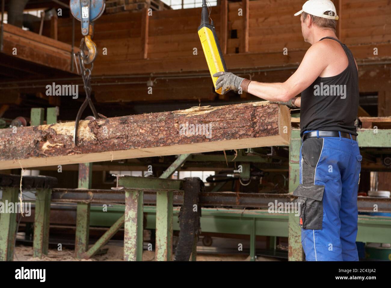 Interior of sawmill hi-res stock photography and images - Alamy