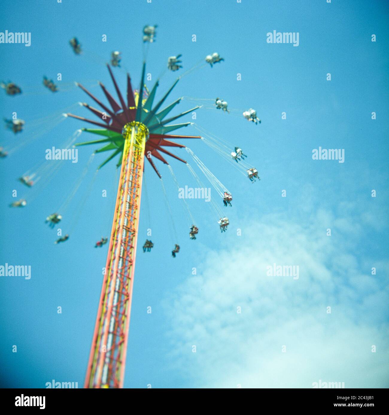 Flying swing at oktoberfest hi-res stock photography and images - Alamy