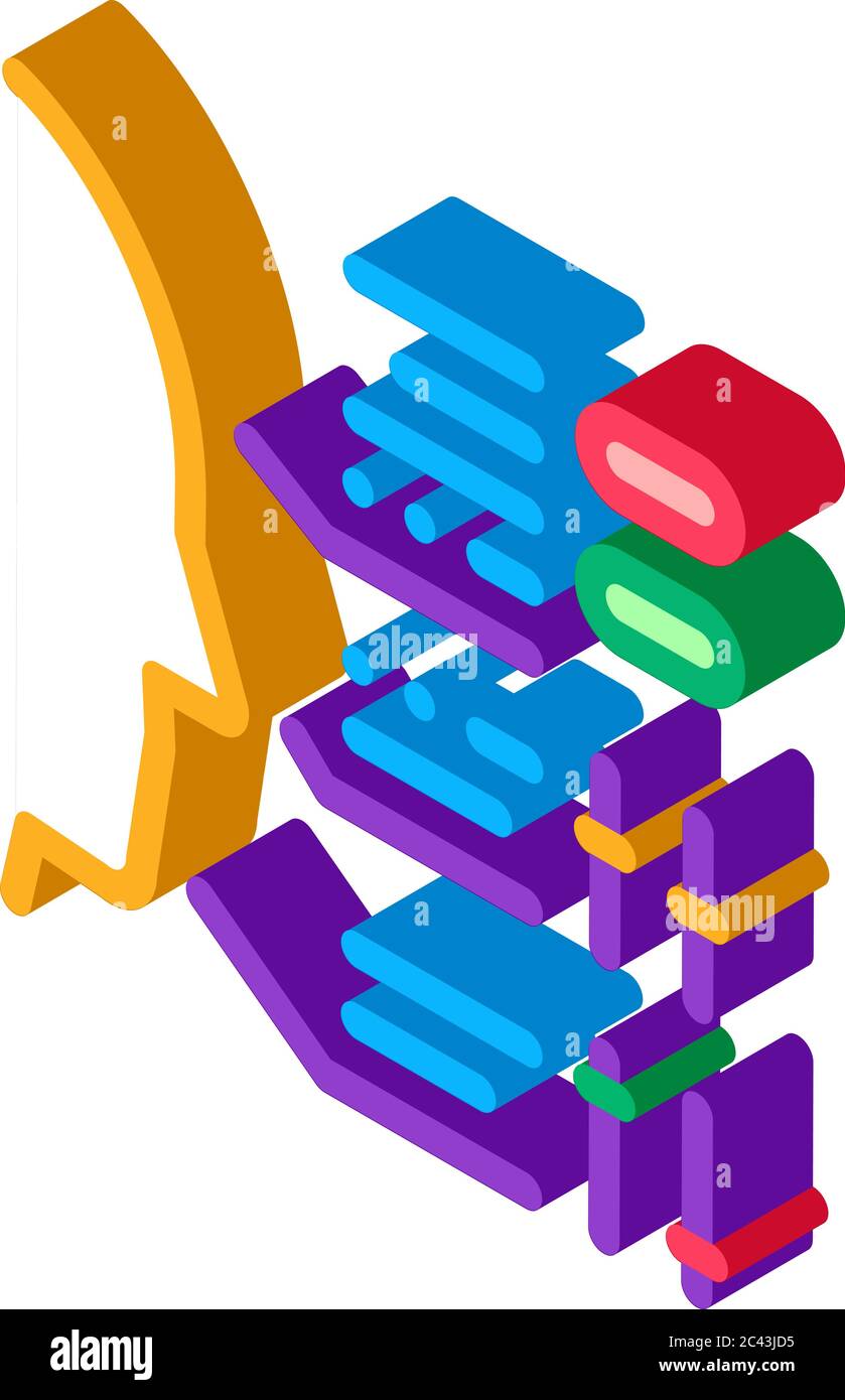 human characteristics isometric icon vector illustration Stock Vector ...