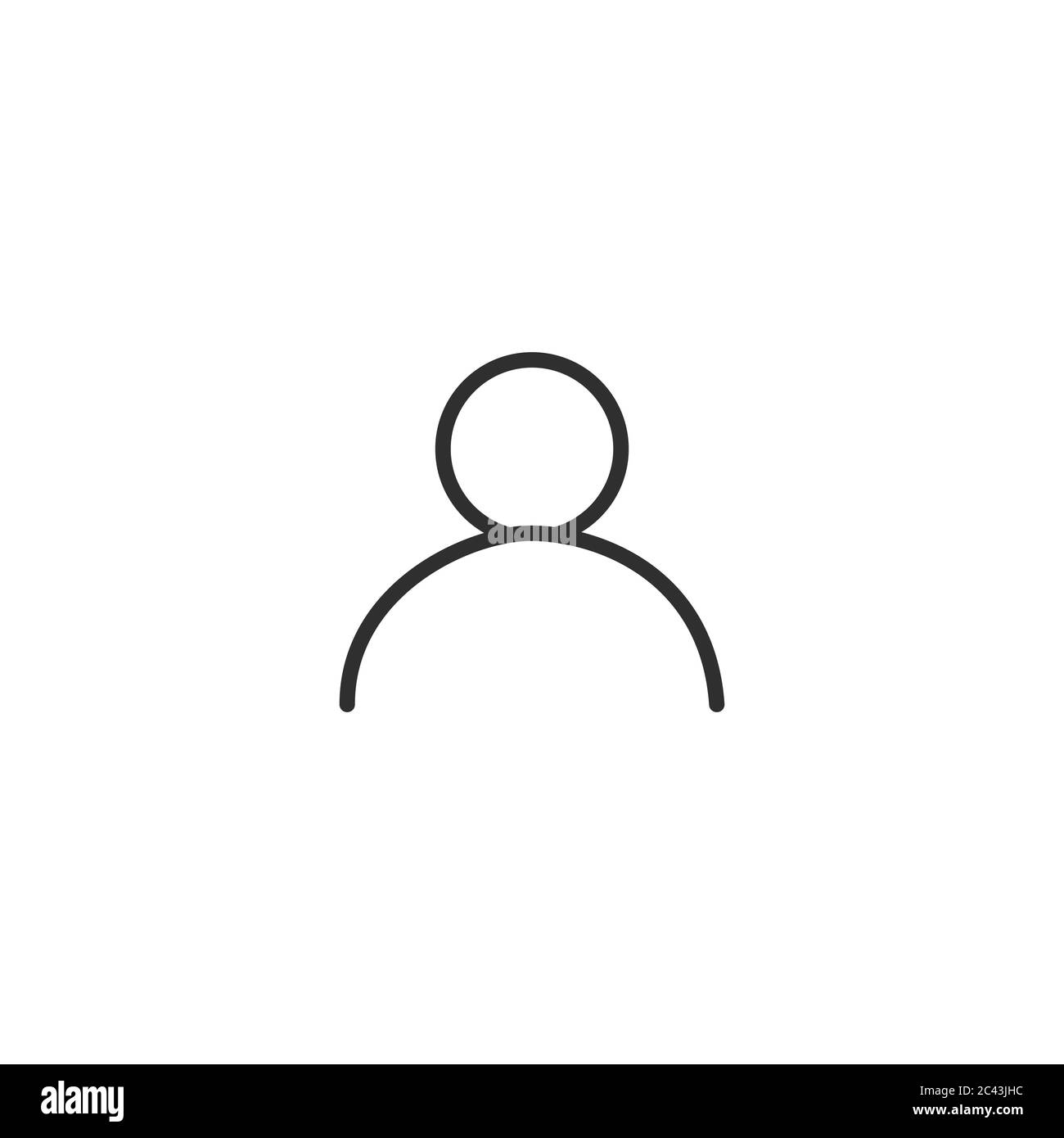 line User icon vector. Stock vector illustration Stock Vector Image ...