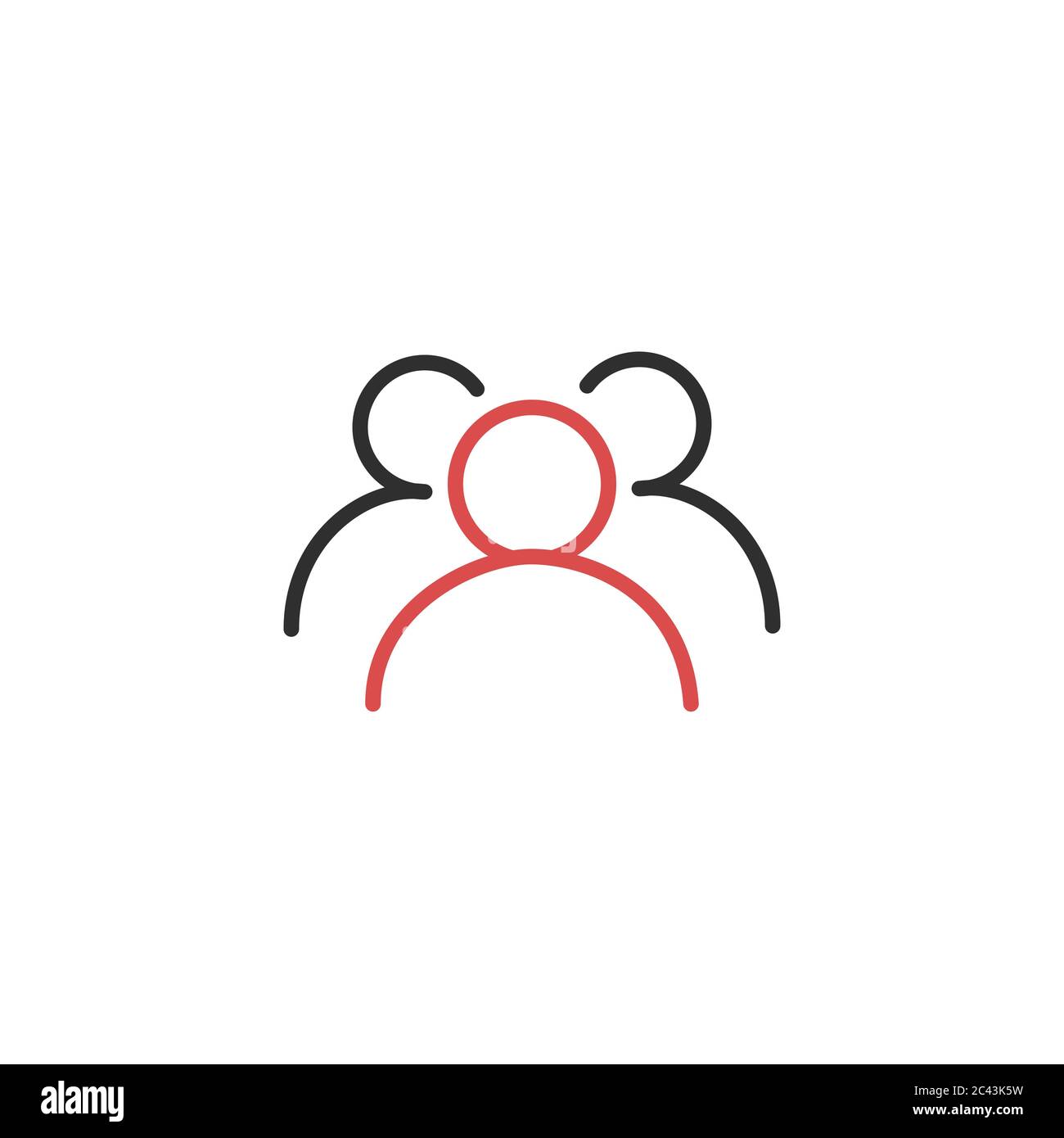 line User icon vector. Stock vector illustration isolated on white ...