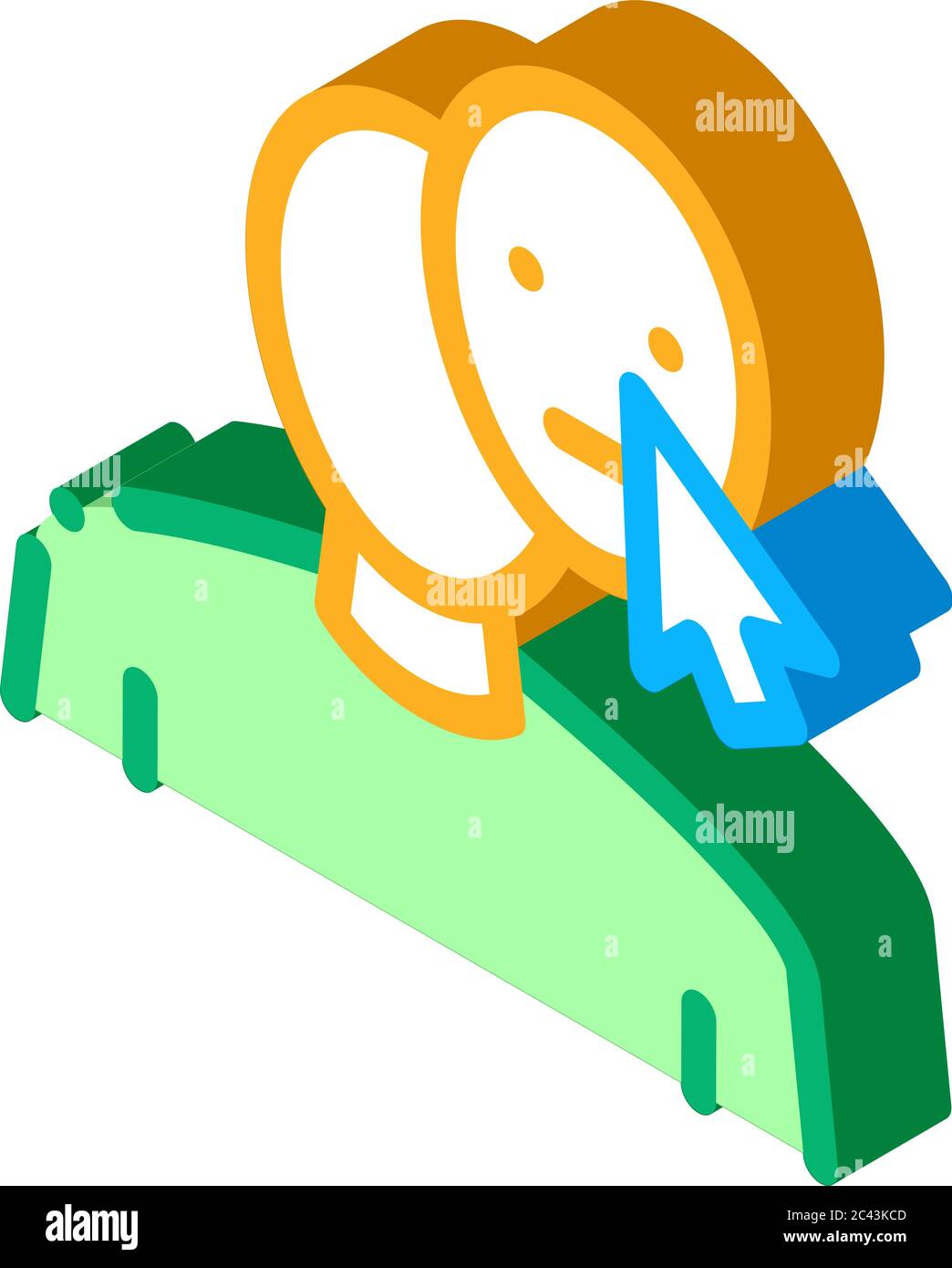 change human face isometric icon vector illustration Stock Vector Image ...