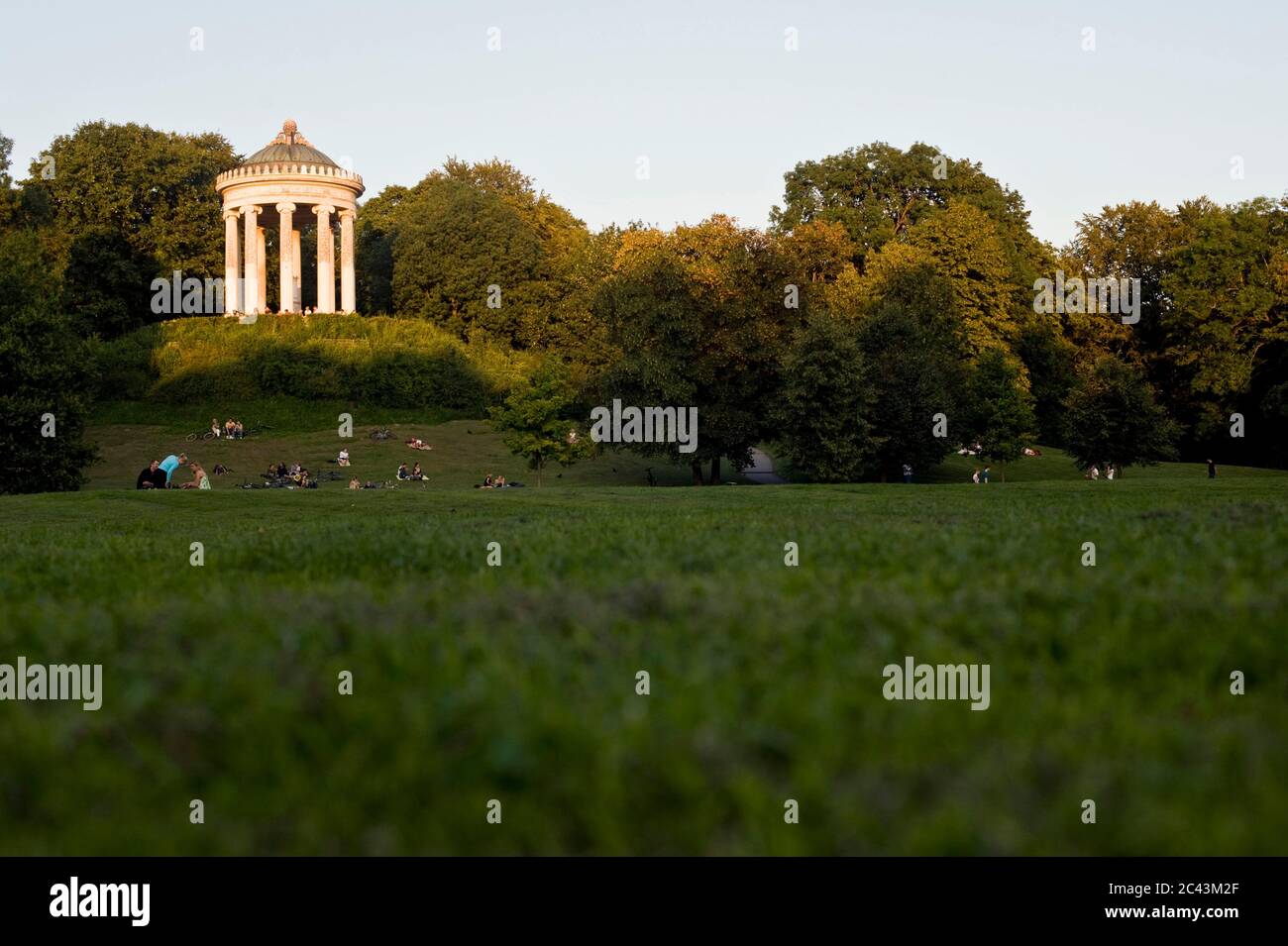 Monopteros in the English Garden in Munich Stock Photo - Alamy