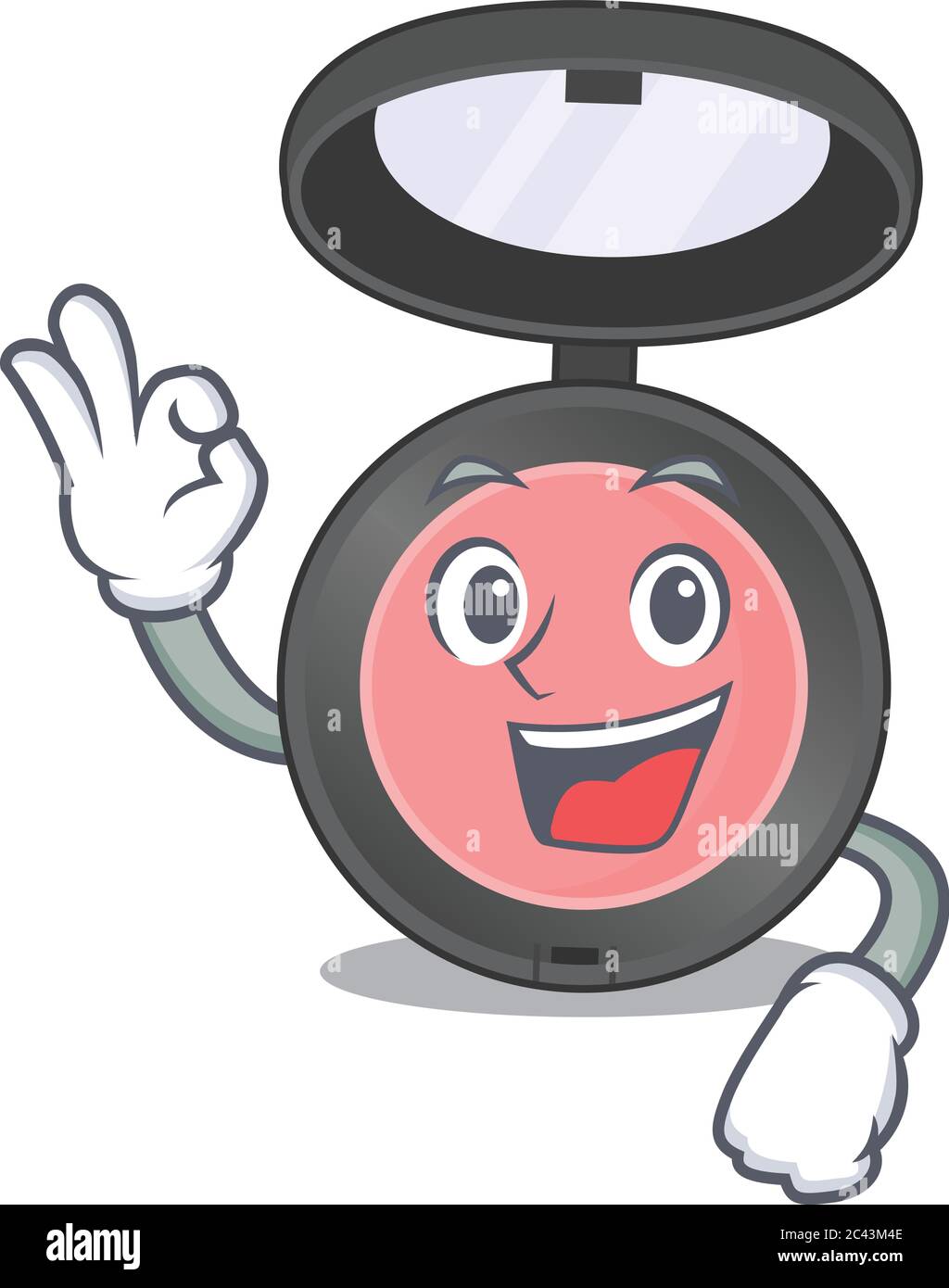 Pink liquid blusher Stock Vector Images - Alamy