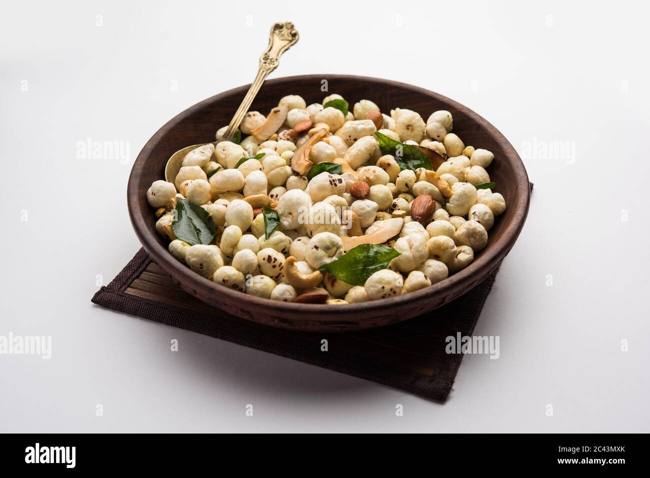 Healthy Phool Makhana Chiwda is a quick and easy snack food Stock Photo ...