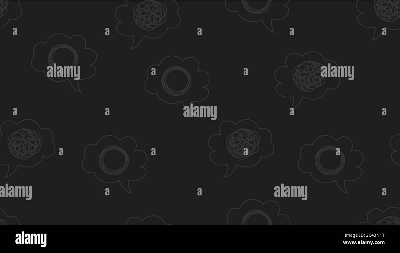 Mindmap background, psychology seamless pattern, coaching banner. Mind ...