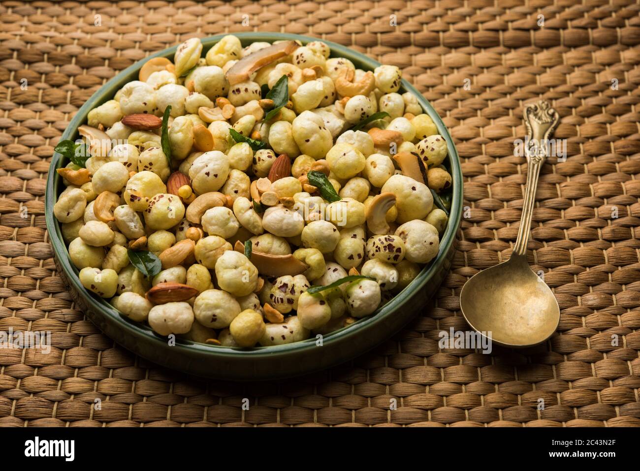 Healthy Phool Makhana Chiwda is a quick and easy snack food Stock Photo ...