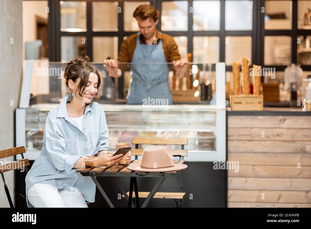 Customer cafeteria hi-res stock photography and images - Alamy