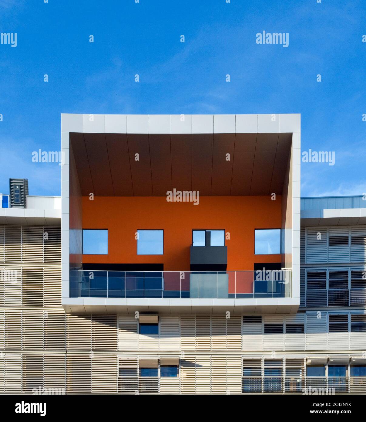 New apartment building, Madrid, Spain Stock Photo - Alamy