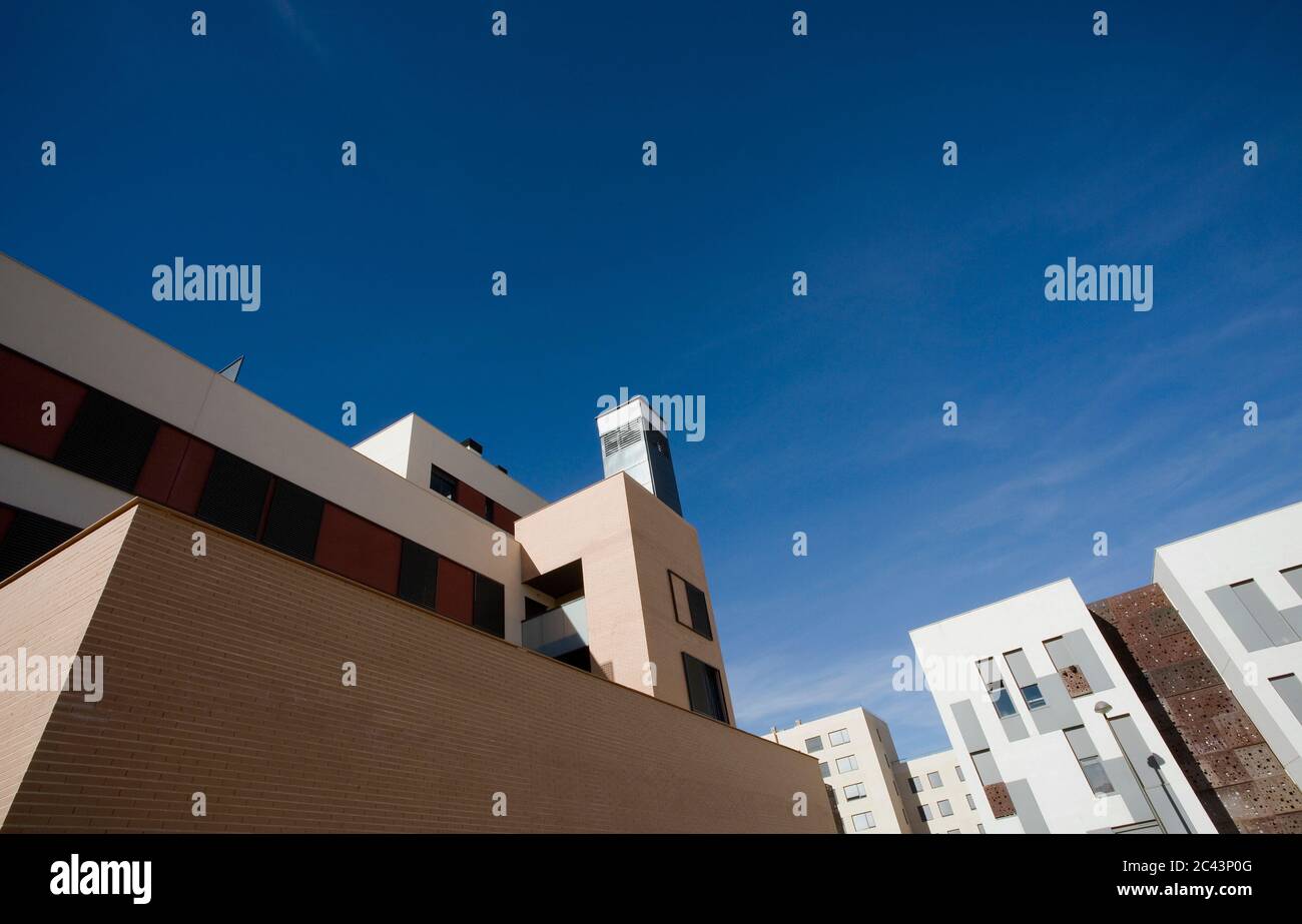Modern new housing development, Mostoles, Madrid, Spain Stock Photo - Alamy