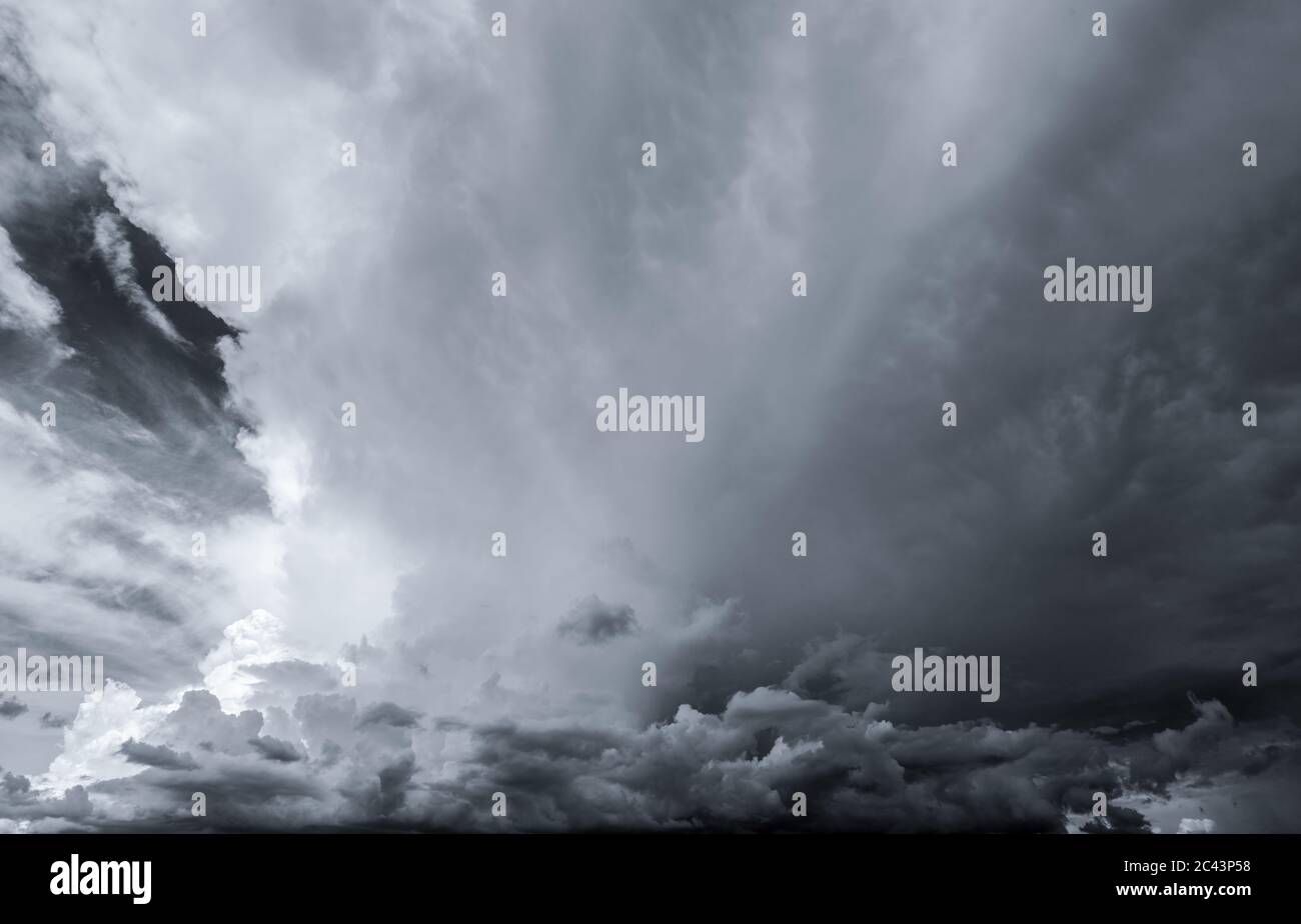 Dark dramatic sky and clouds. Background for death and sad concept ...