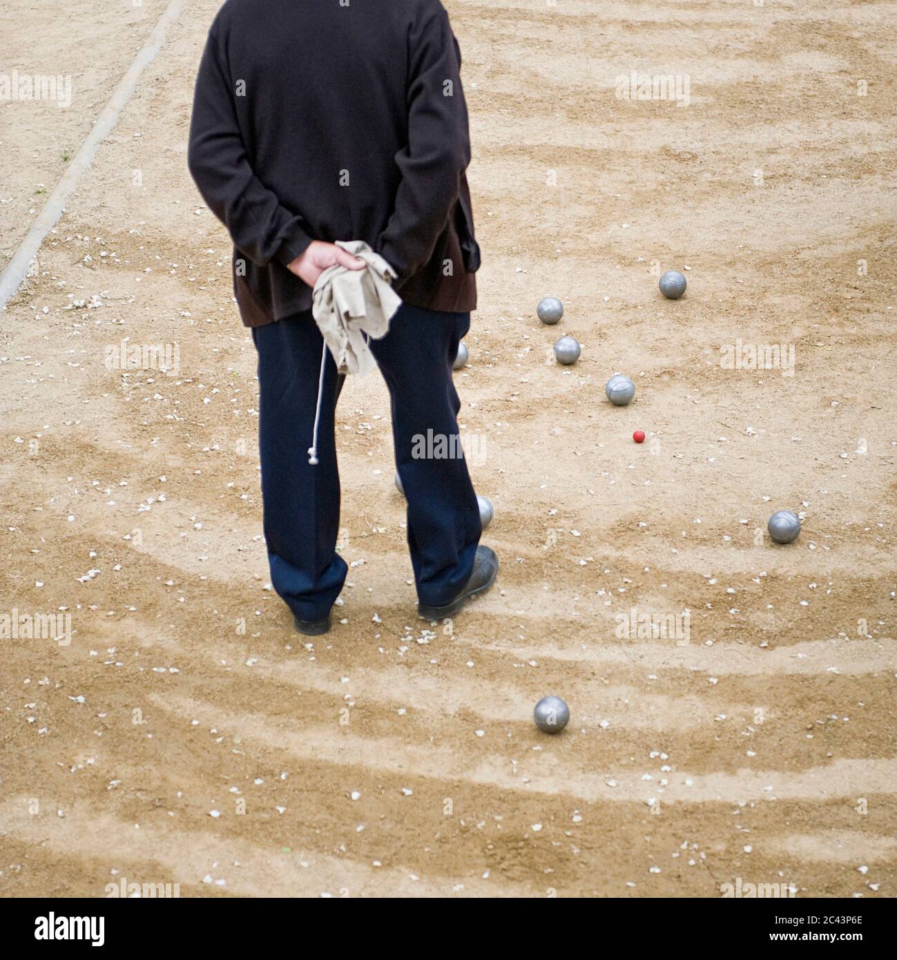 The boules player hi-res stock photography and images - Alamy