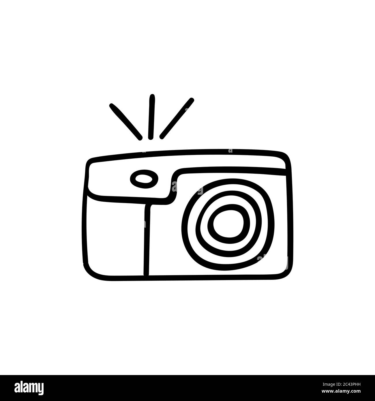 Clipart Camera Black And White Icon