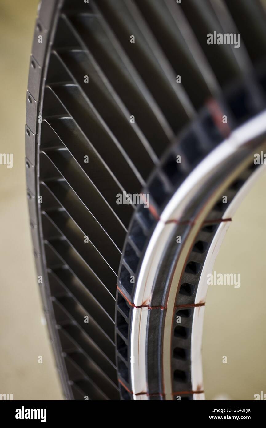 Part of an aircraft engine Stock Photo - Alamy