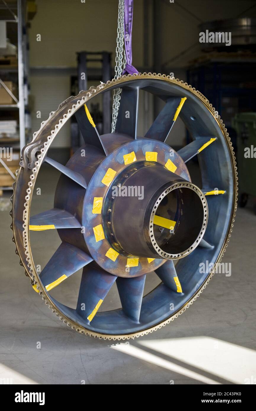 Part of an aircraft engine Stock Photo - Alamy