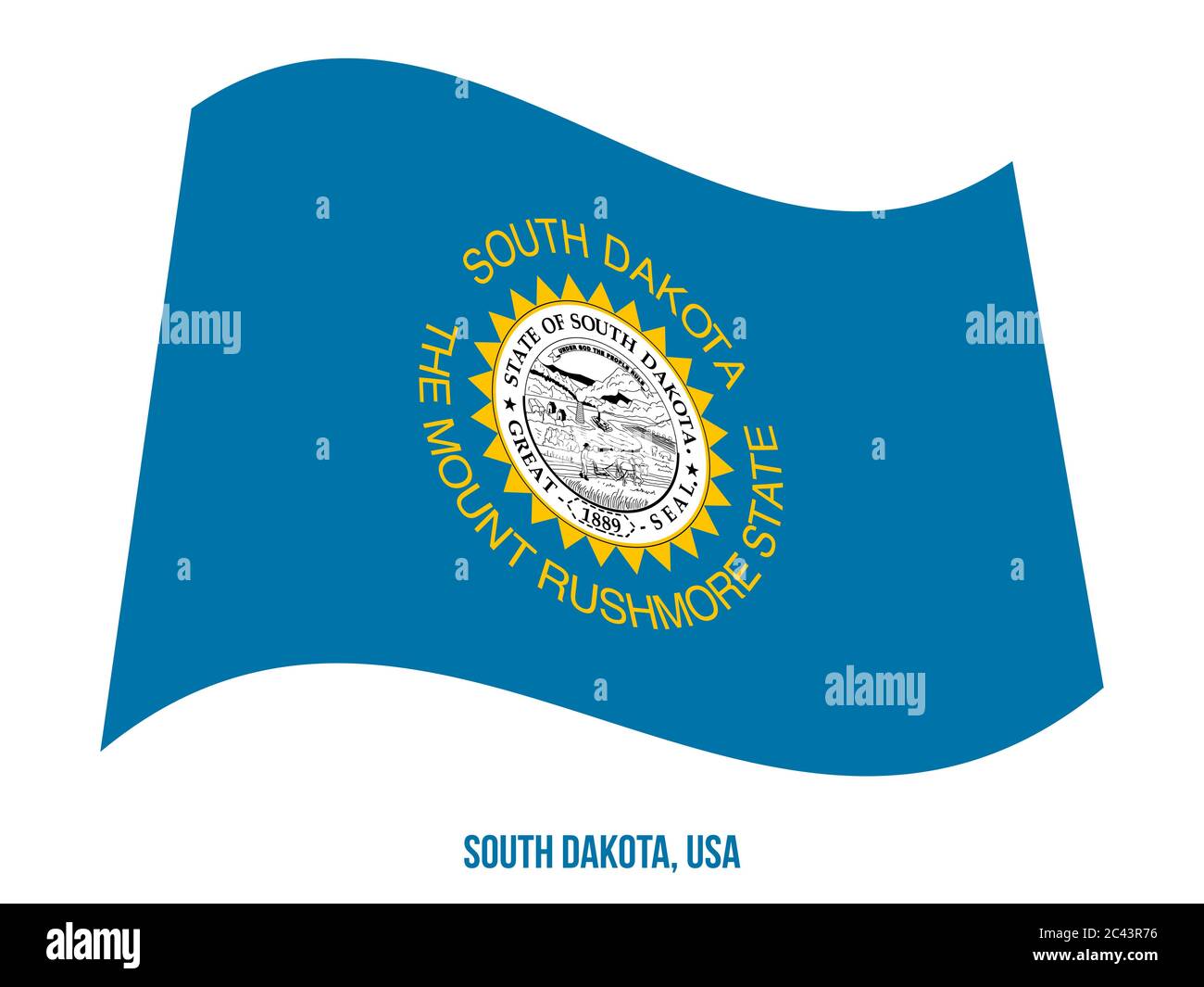 South dakota flag vector vectors hi-res stock photography and images ...