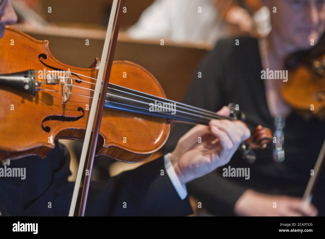 Violinist man orchestra hi-res stock photography and images - Alamy