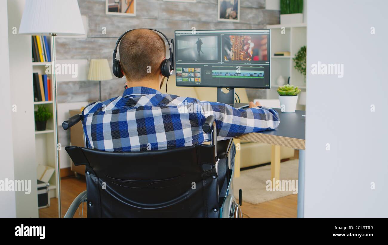 Film movie disabled wheelchair hi-res stock photography and images - Alamy