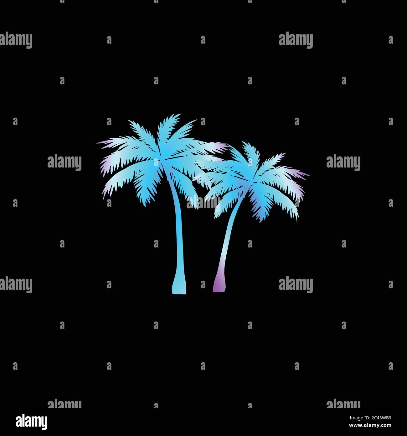 Hawaii rainbow tree Stock Vector Images - Alamy