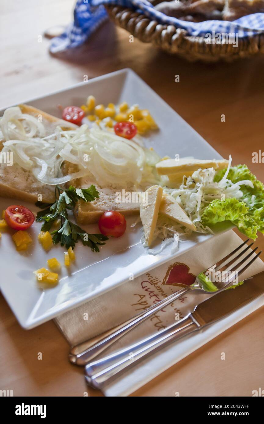 Rustic tyrolean restaurant hi-res stock photography and images - Alamy