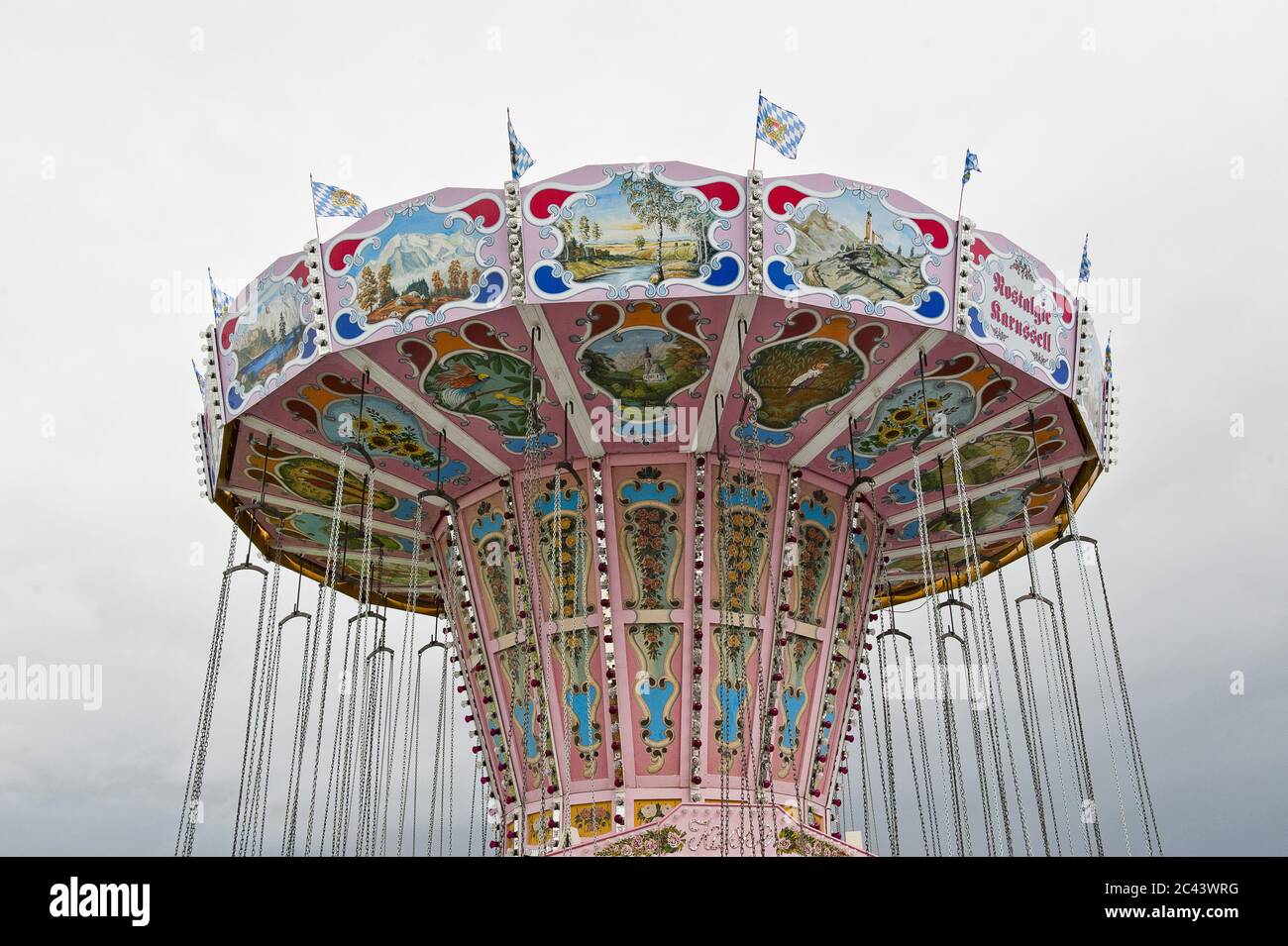 Chain carousel, Bad Feilnbach, Bavaria, Germany Stock Photo - Alamy